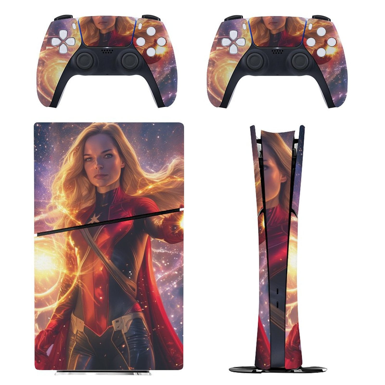 Skin Sticker for PS5 Slim Standard PS5 Pro Disc Digital Edition Console ...