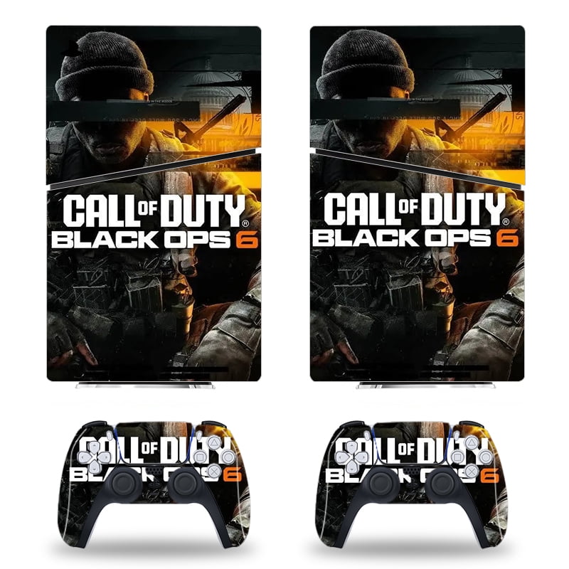 Skin Sticker for PS5 Slim Digital, Full Set Protective Vinyl Decal ...