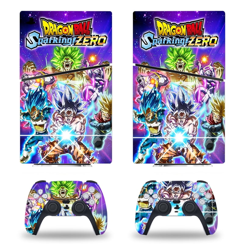 Skin Sticker for PS5 Slim Digital, Full Set Protective Vinyl Decal ...