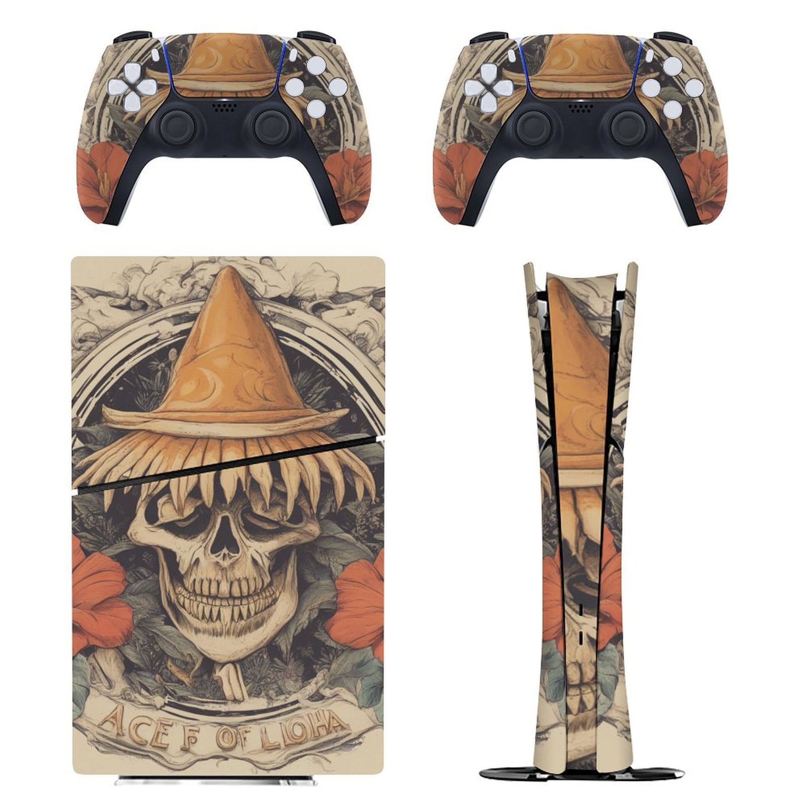 Skin Sticker for PS5 Slim Standard Disc Digital Edition Console and ...