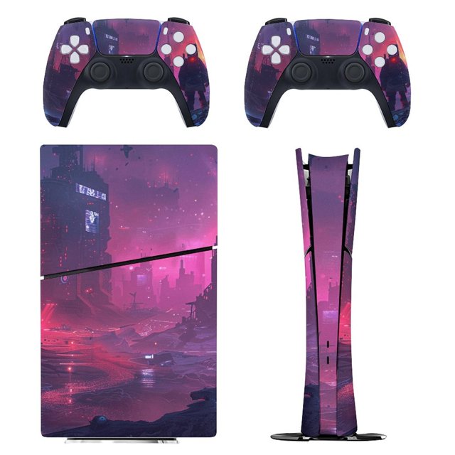 Skin Sticker for PS5 Slim Standard Disc Digital Edition Console and ...