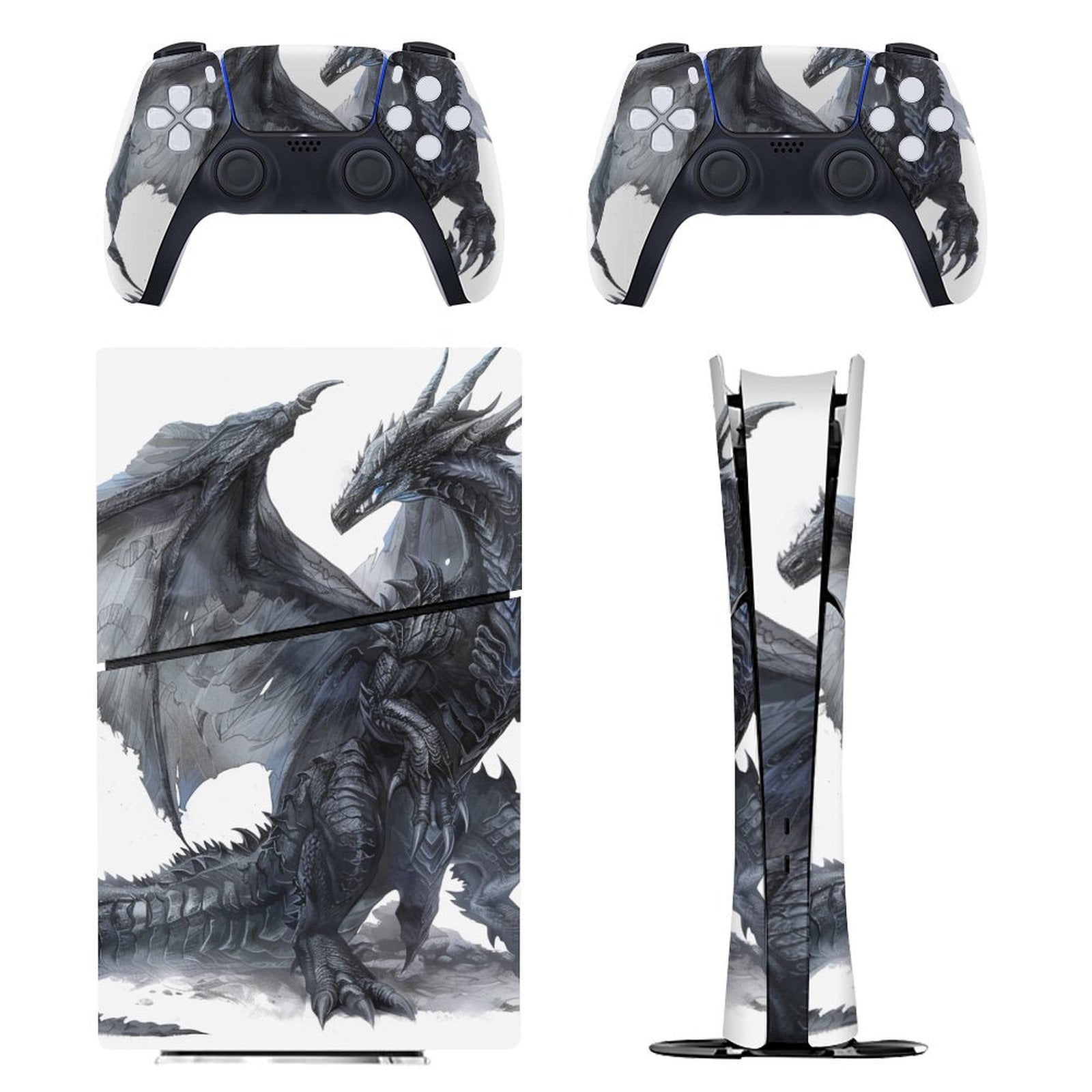 Skin Sticker for PS5 Slim Standard Disc Digital Edition Console and ...