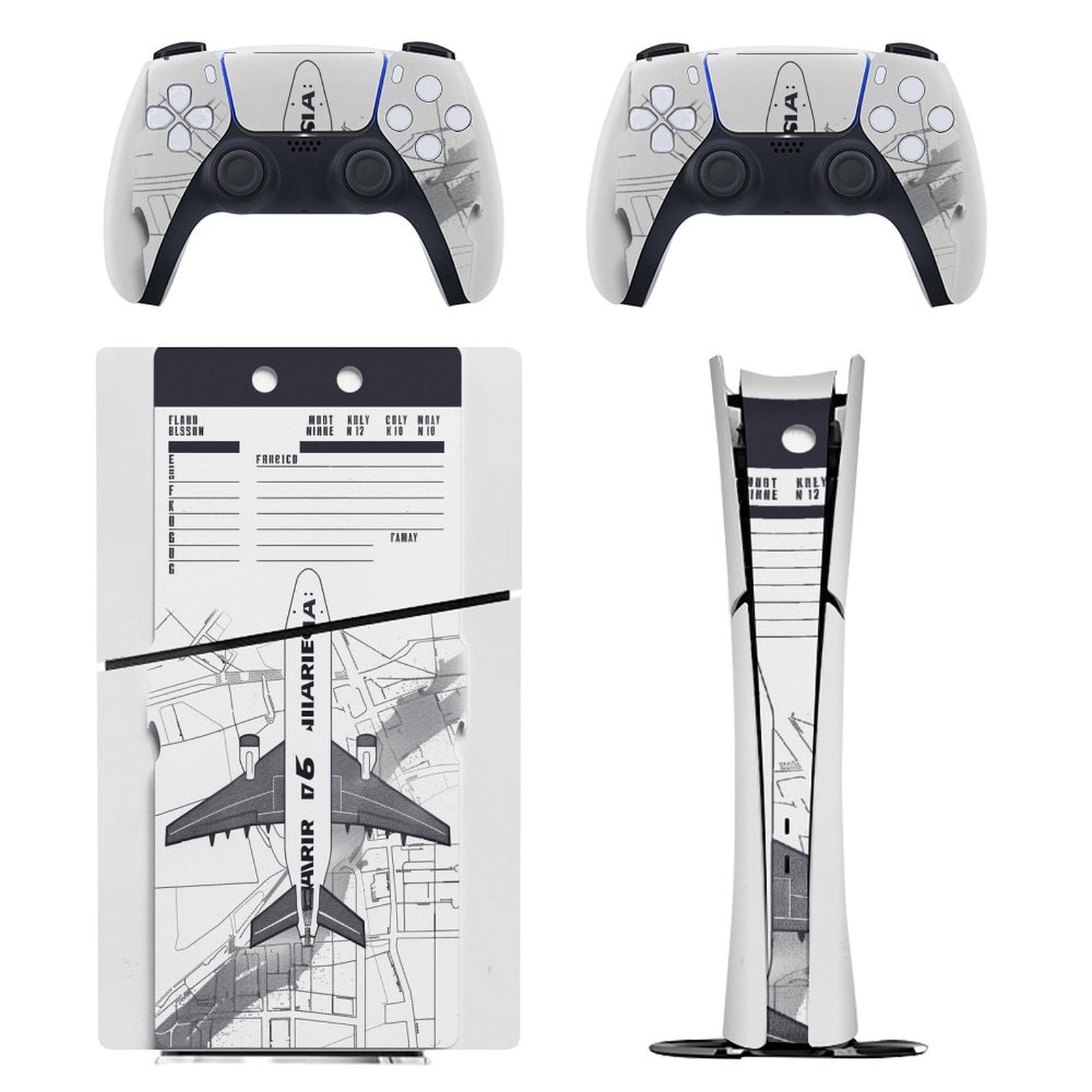 Skin Sticker for PS5 Slim Standard Disc Digital Edition Console and ...