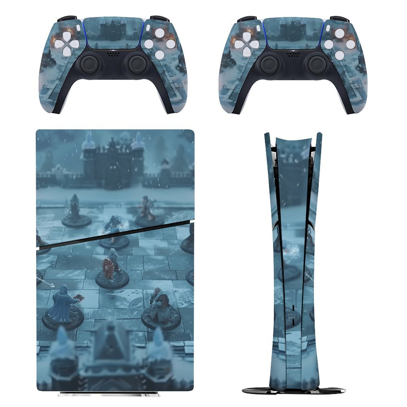 Skin Sticker for PS5 Slim Standard Disc Digital Edition Console and ...