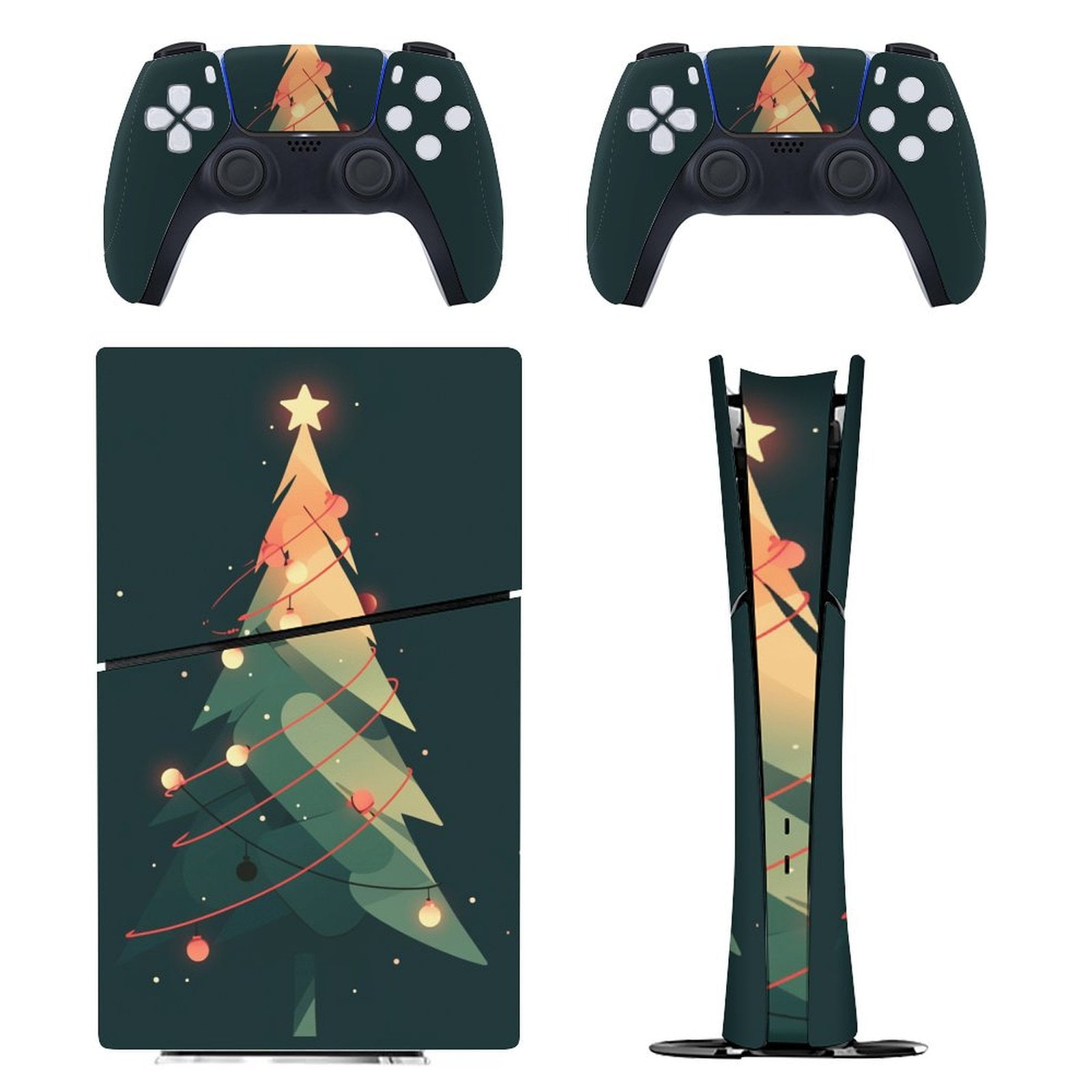 Skin Sticker for PS5 Slim Standard Disc Digital Edition Console and ...