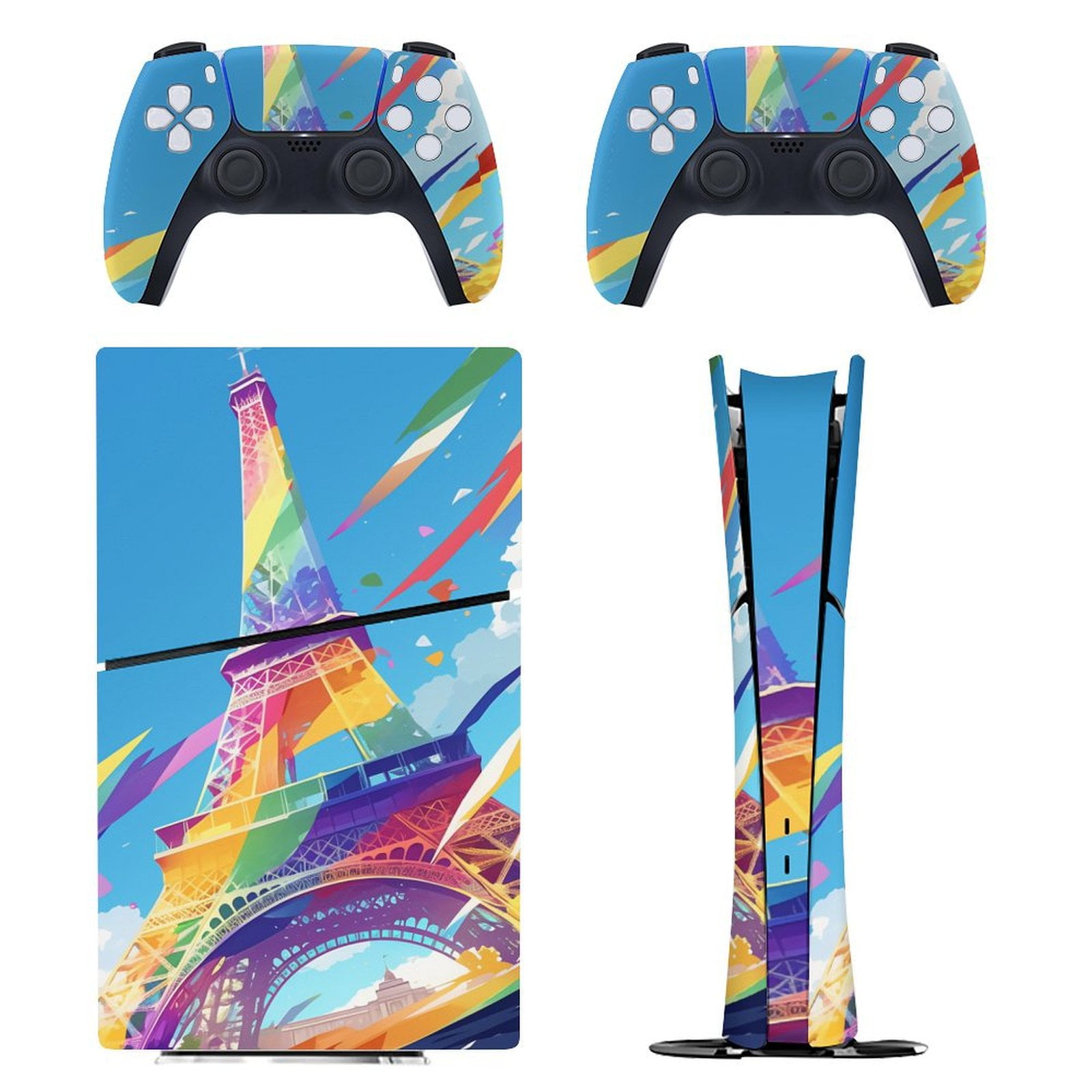 Skin Sticker for PS5 Slim Standard Disc Digital Edition Console and ...