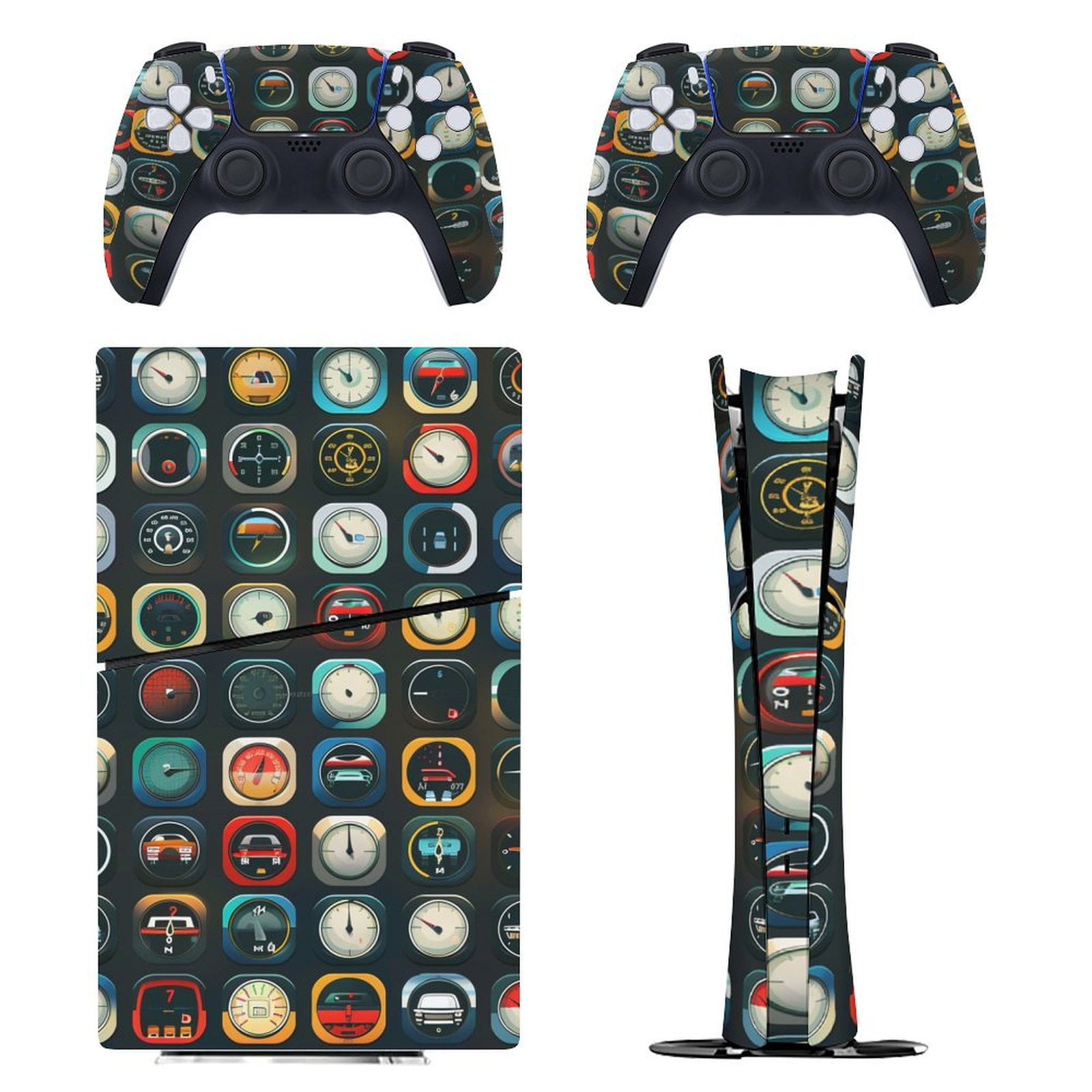 Skin Sticker for PS5 Slim Standard Disc Digital Edition Console and ...