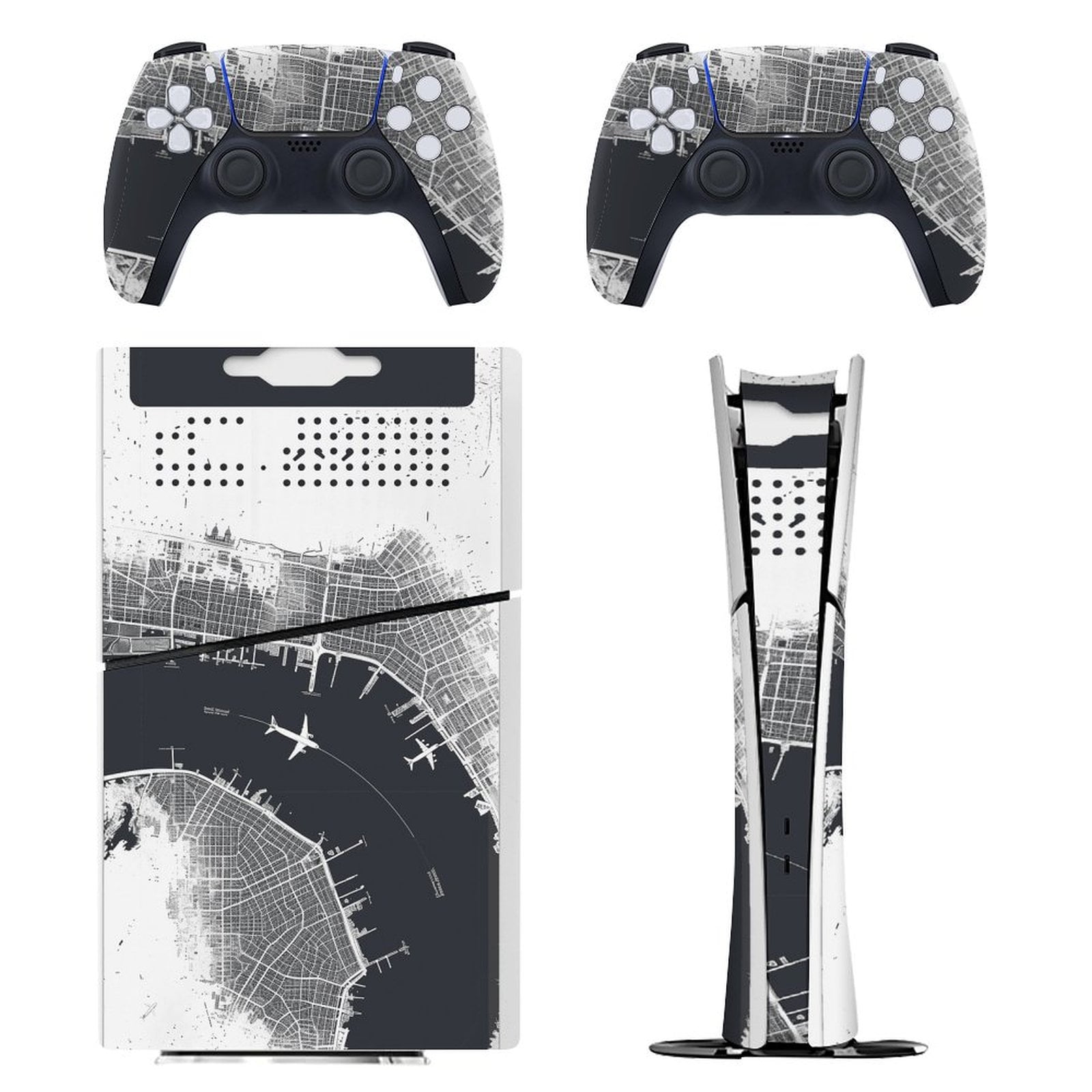 Skin Sticker for PS5 Slim Standard Disc Digital Edition Console and ...