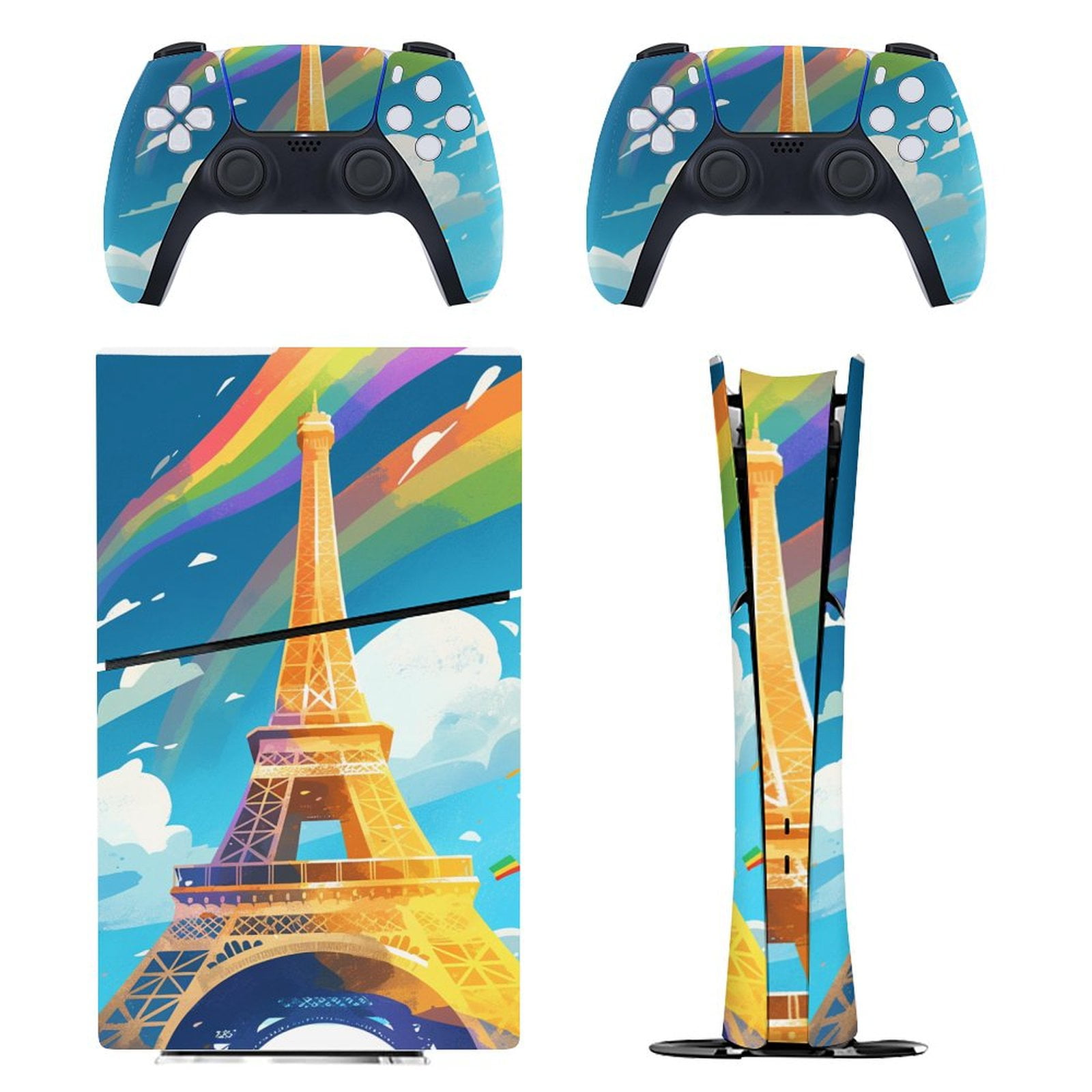 Skin Sticker for PS5 Slim Standard Disc Digital Edition Console and ...