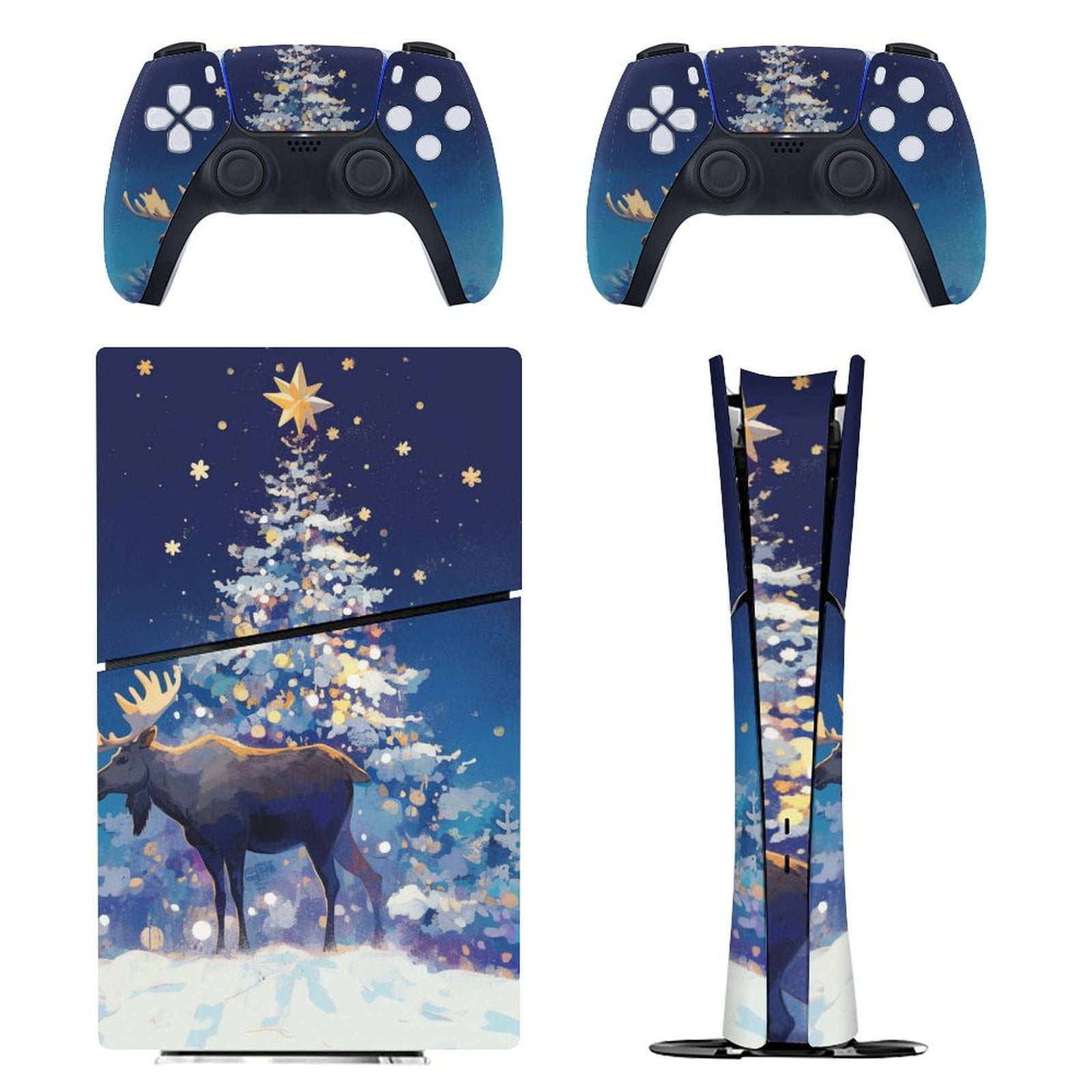 Skin Sticker for PS5 Slim Standard Disc Digital Edition Console and ...