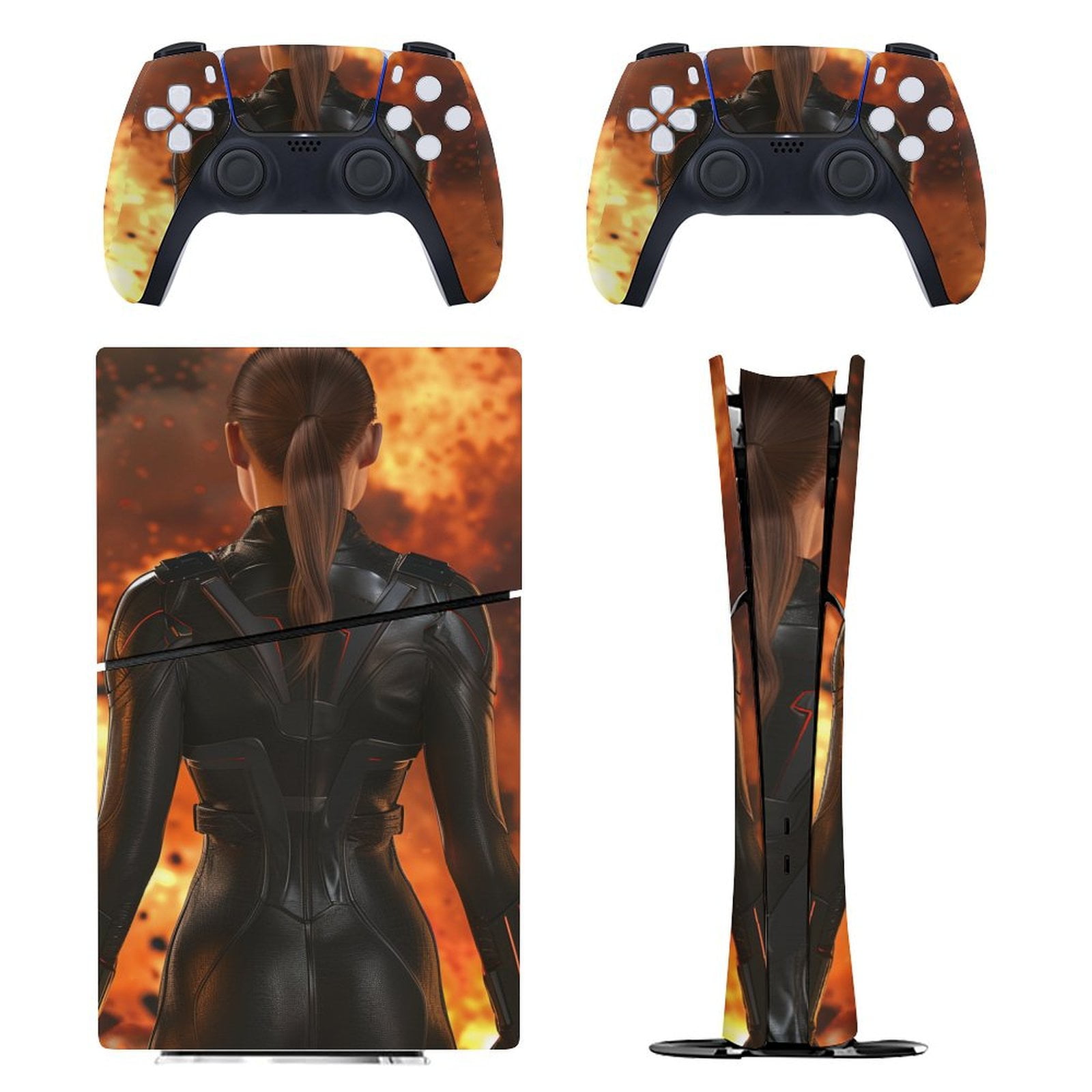 Skin Sticker for PS5 Slim Standard Disc Digital Edition Console and ...