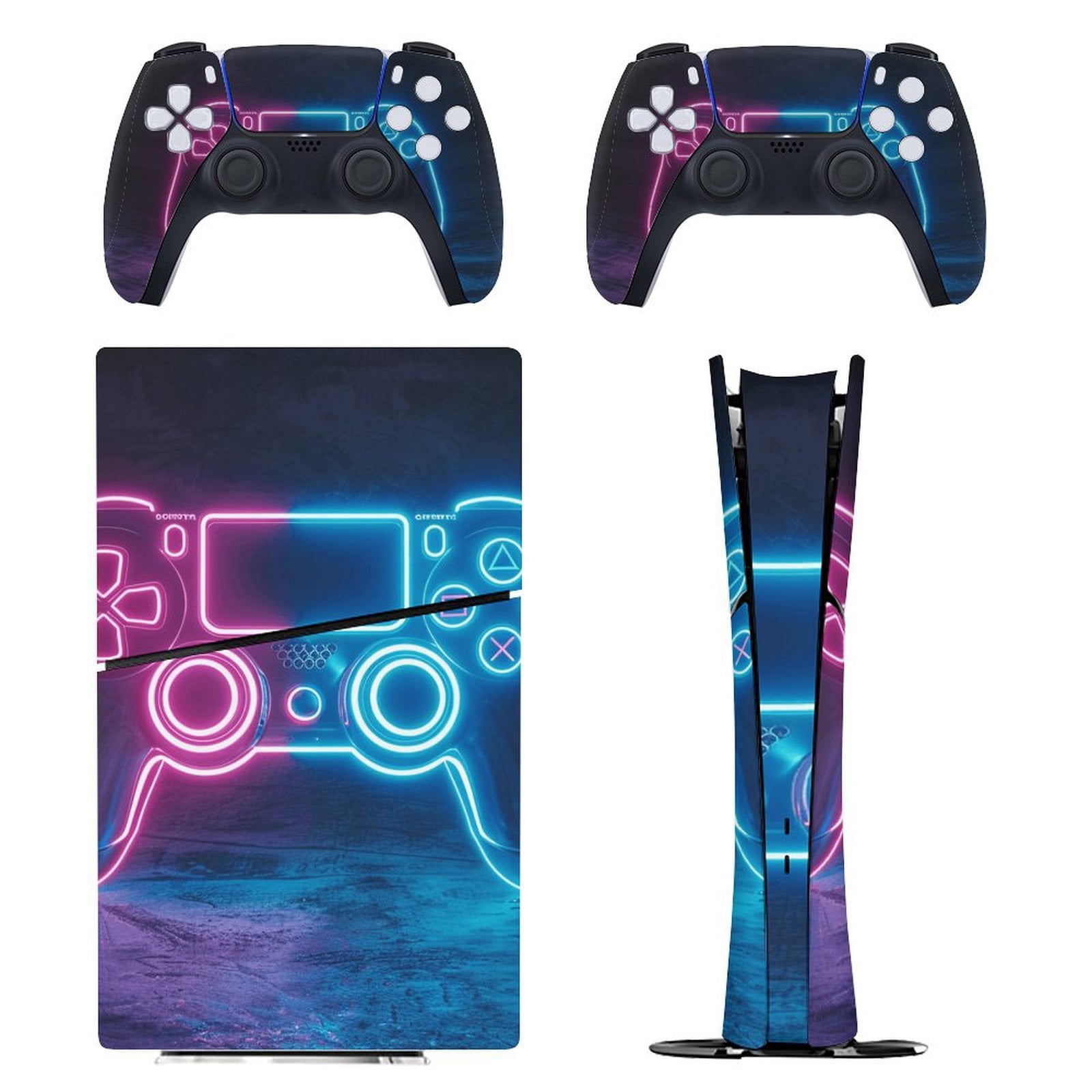 Skin Sticker for PS5 Slim Standard Disc Digital Edition Console and ...