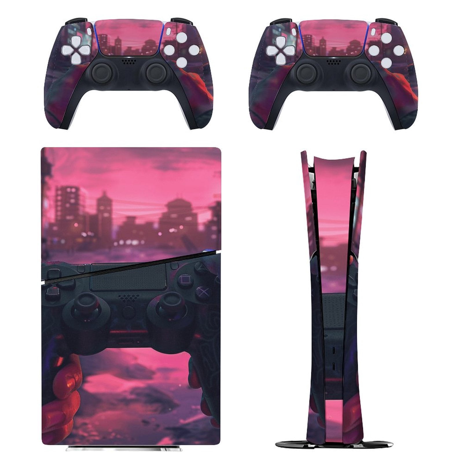 Skin Sticker for PS5 Slim Standard Disc Digital Edition Console and ...