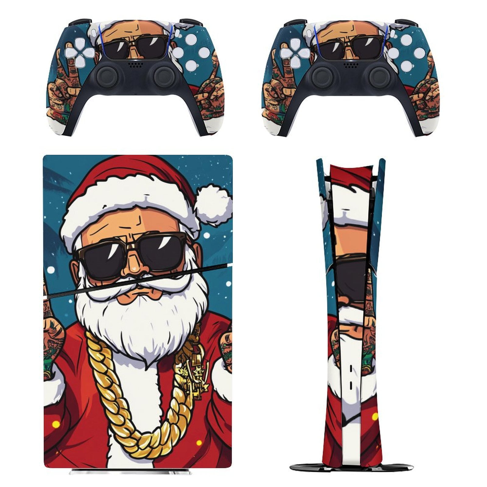 Skin Sticker for PS5 Slim Standard Disc Digital Edition Console and ...