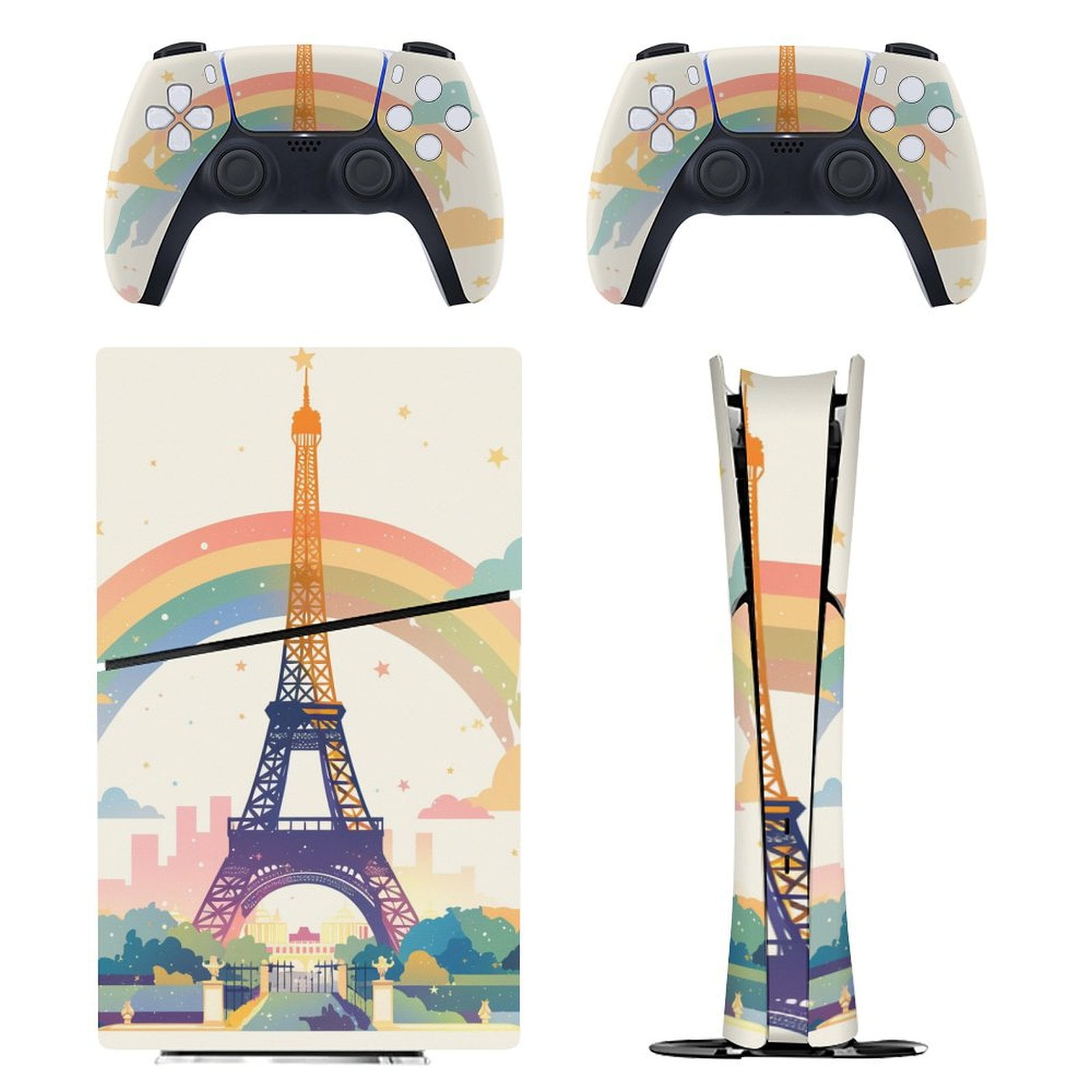 Skin Sticker for PS5 Slim Standard Disc Digital Edition Console and ...