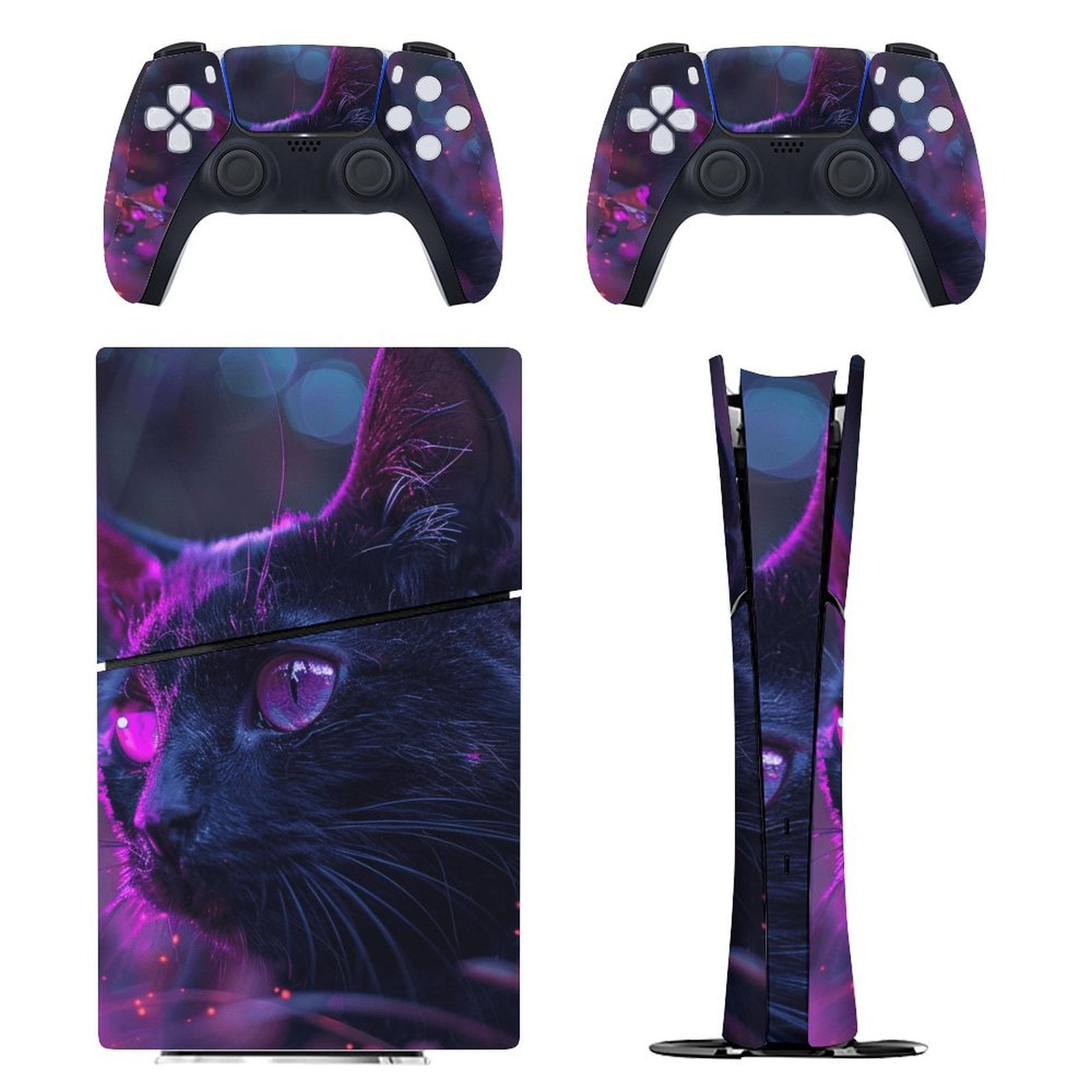 Skin Sticker for PS5 Slim Standard Disc Digital Edition Console and ...