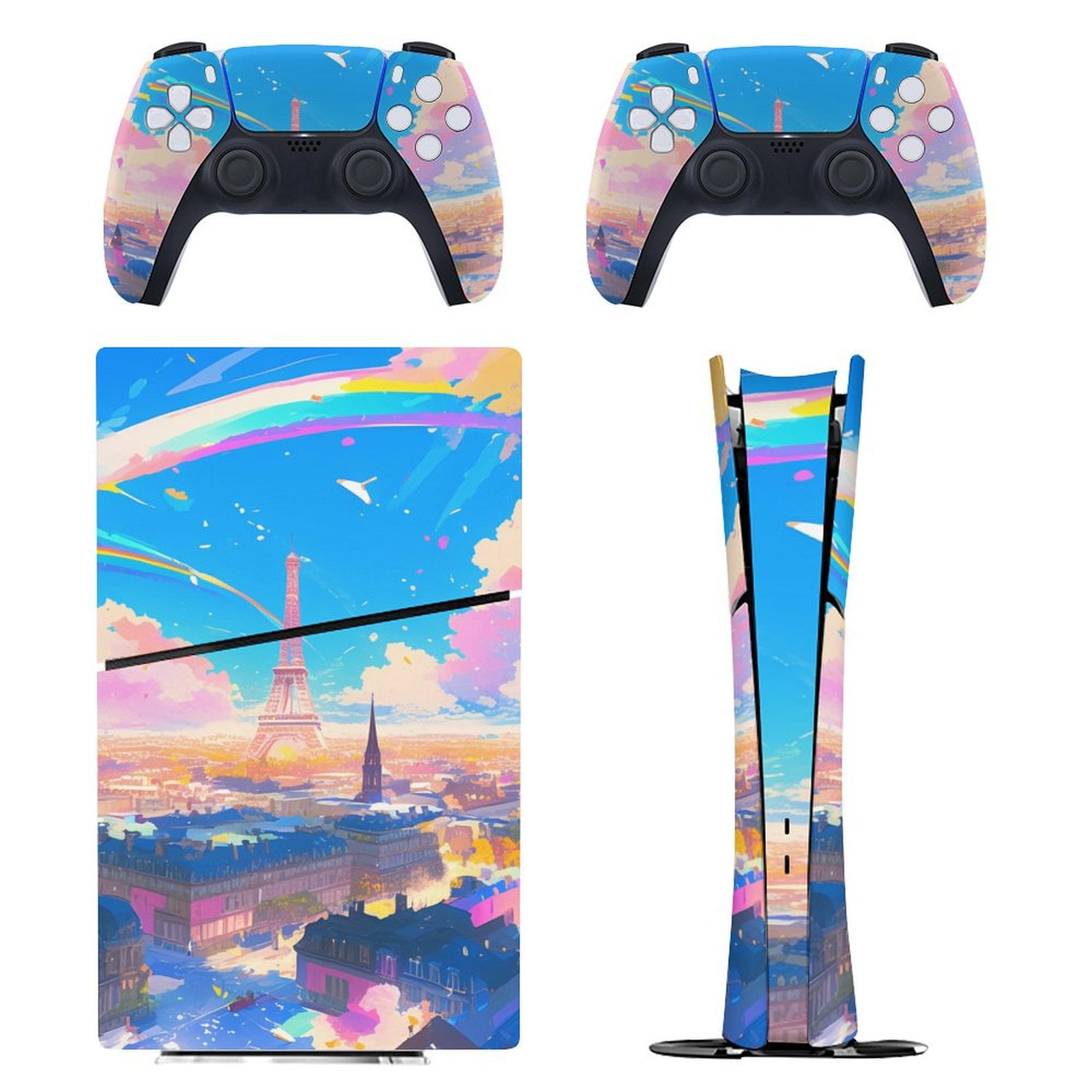 Skin Sticker for PS5 Slim Standard Disc Digital Edition Console and ...