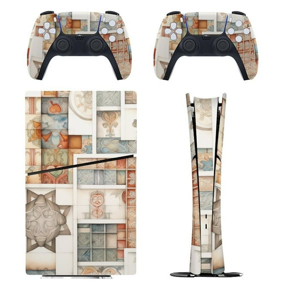 Skin Sticker for PS5 Slim Standard Disc Digital Edition Console and ...