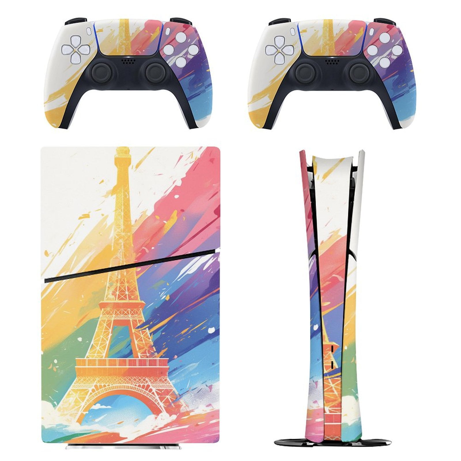 Skin Sticker for PS5 Slim Standard Disc Digital Edition Console and ...