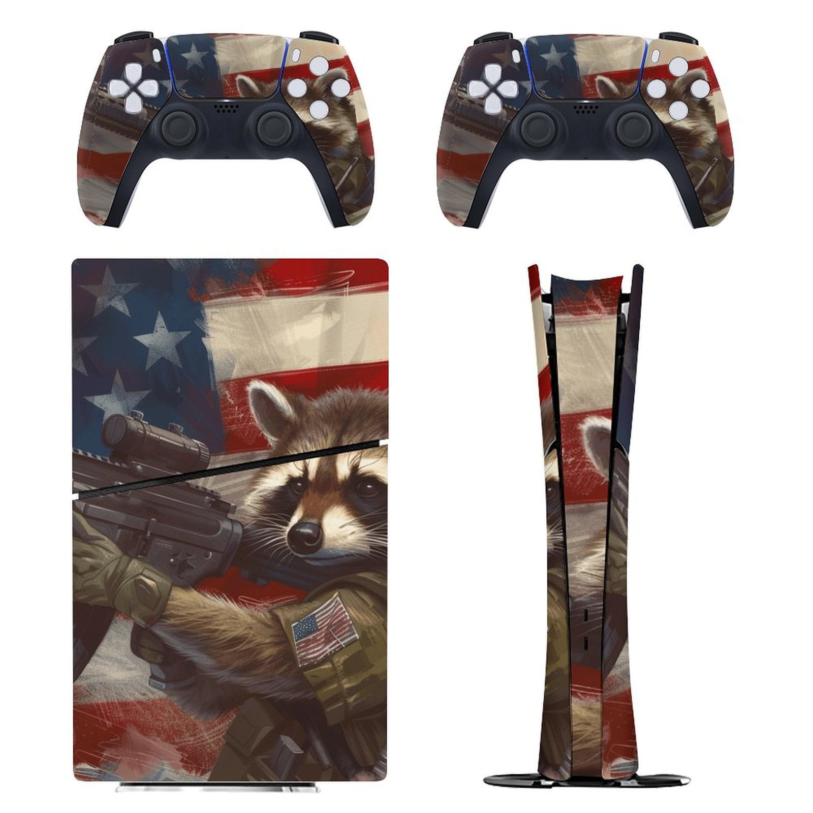 Skin Sticker for PS5 Slim Standard Disc Digital Edition Console and ...