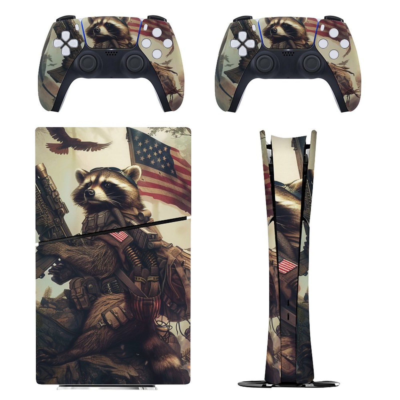 Skin Sticker for PS5 Slim Standard Disc Digital Edition Console and ...