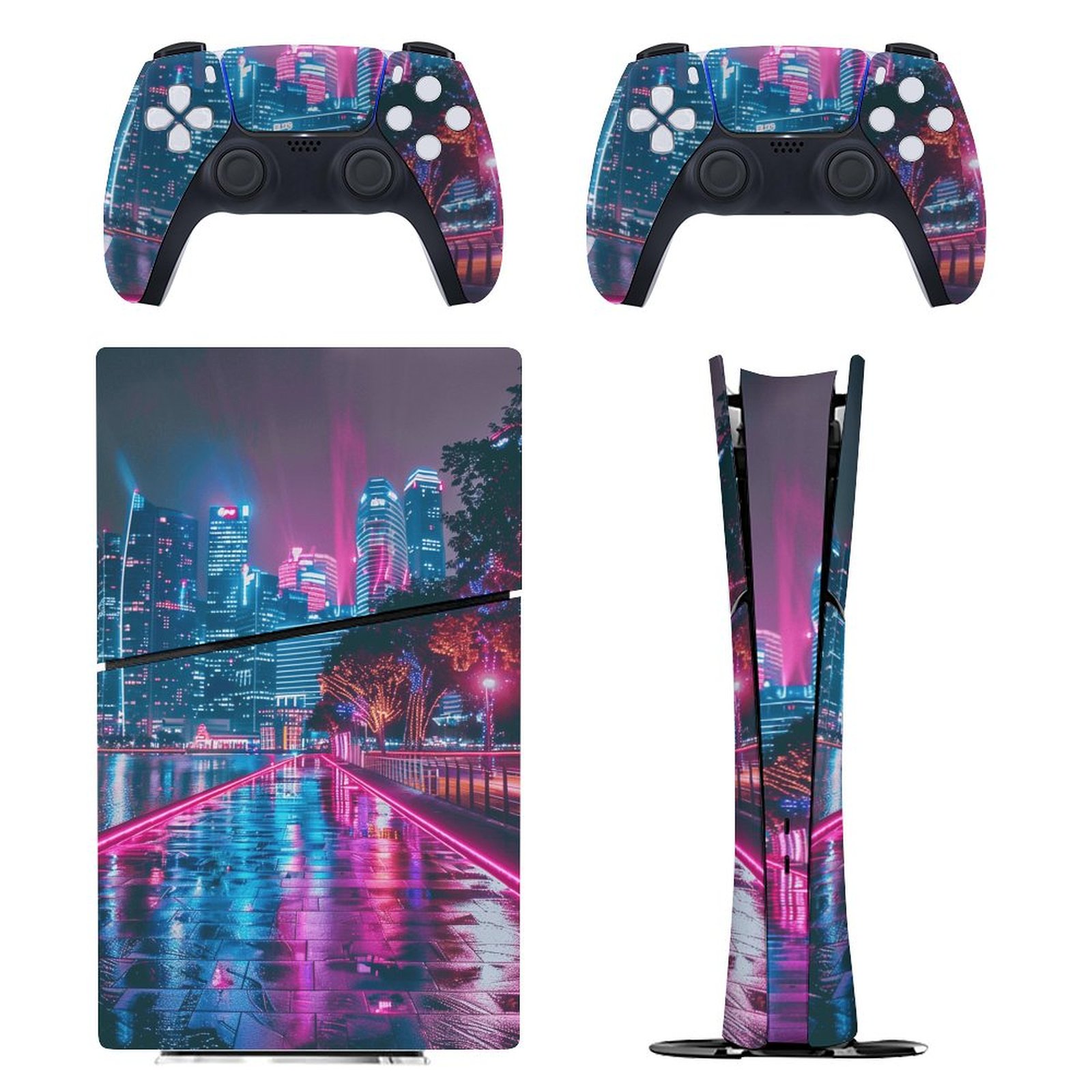 Skin Sticker for PS5 Slim Standard Disc Digital Edition Console and ...