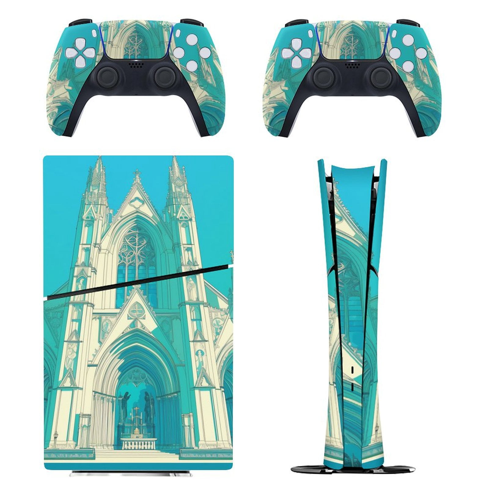 Skin Sticker for PS5 Slim Standard Disc Digital Edition Console and ...