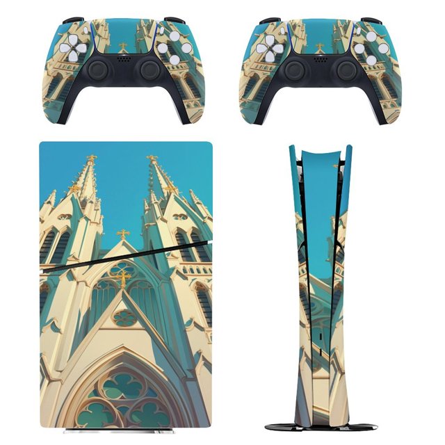 Skin Sticker for PS5 Slim Standard Disc Digital Edition Console and ...