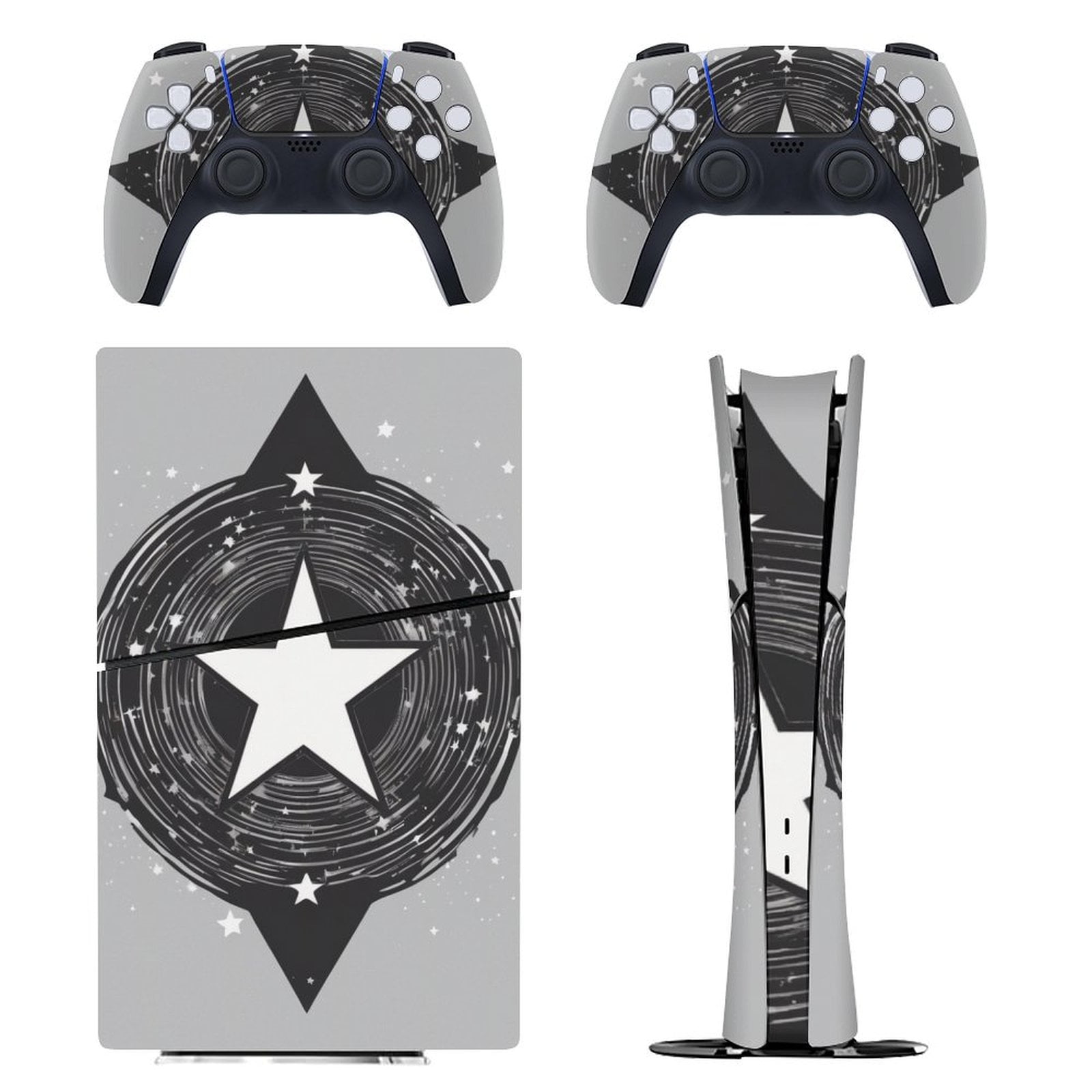 Skin Sticker for PS5 Slim Standard Disc Digital Edition Console and ...