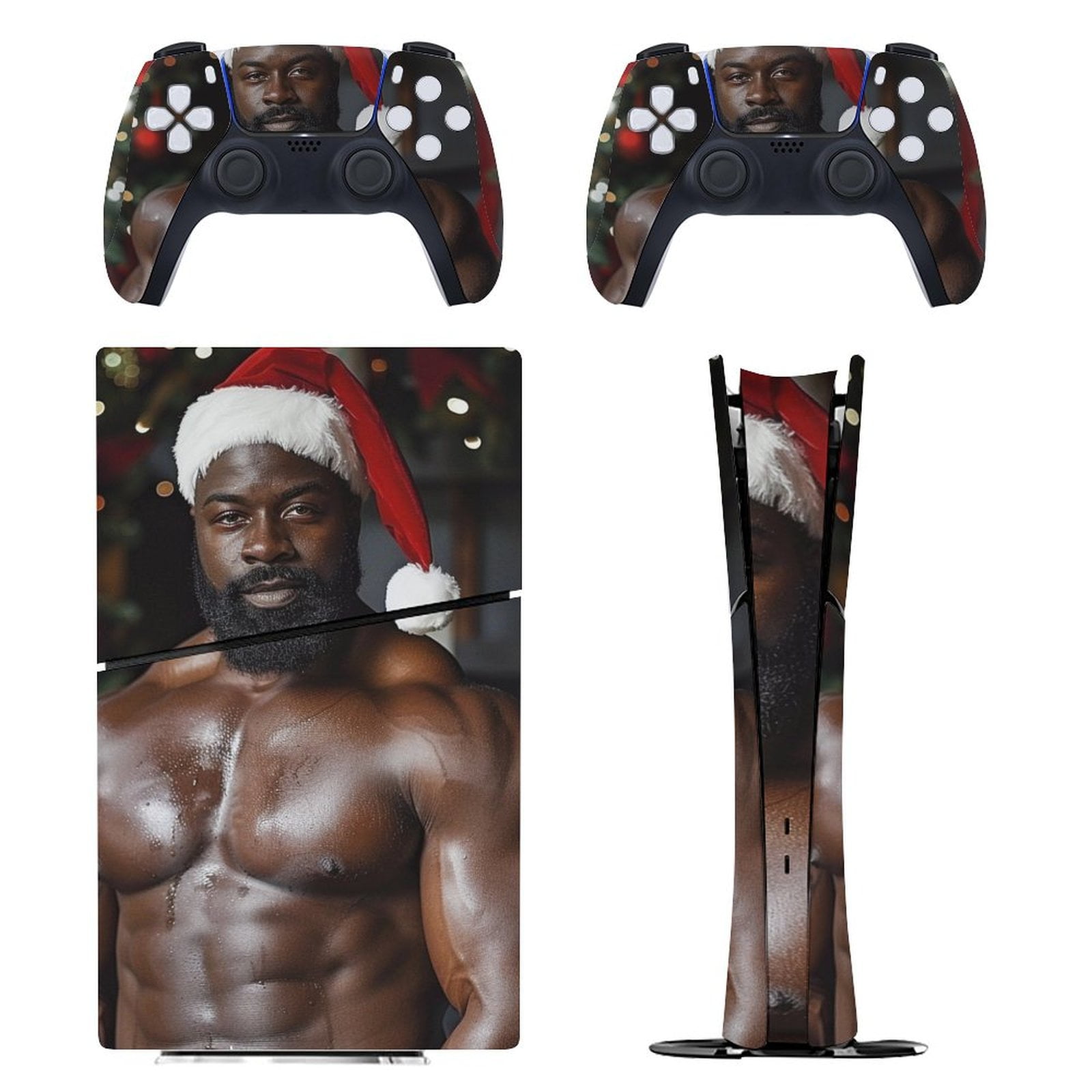 Skin Sticker for PS5 Slim Standard Disc Digital Edition Console and ...