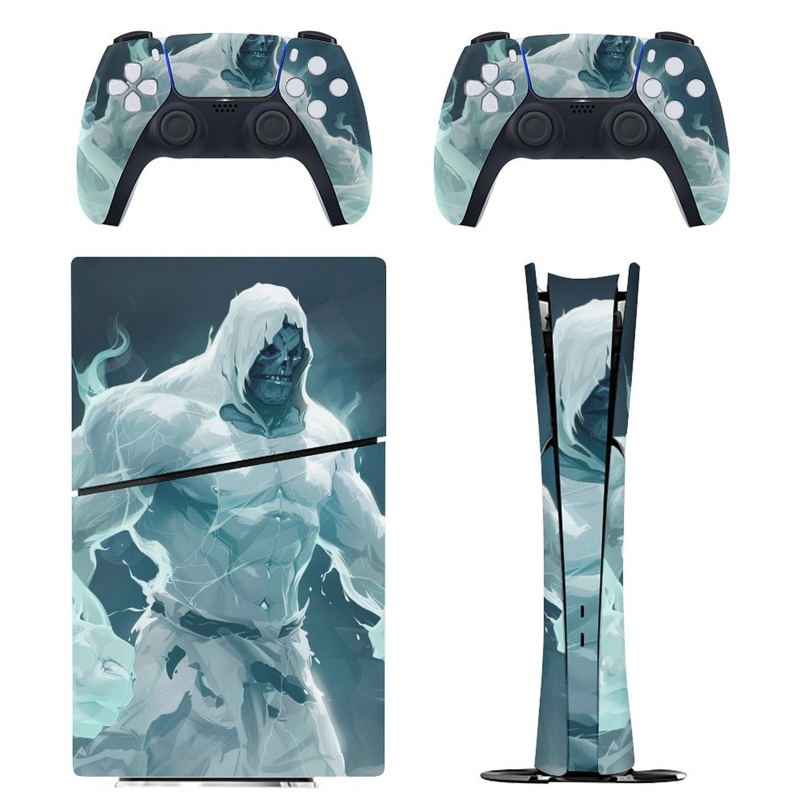 Skin Sticker for PS5 Slim Standard Disc Digital Edition Console and ...