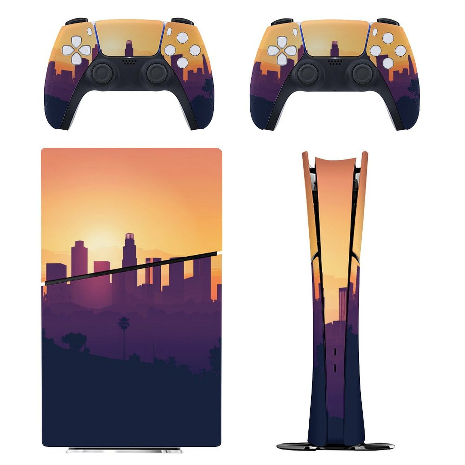 Skin Sticker for PS5 Slim Standard Disc Digital Edition Console and ...