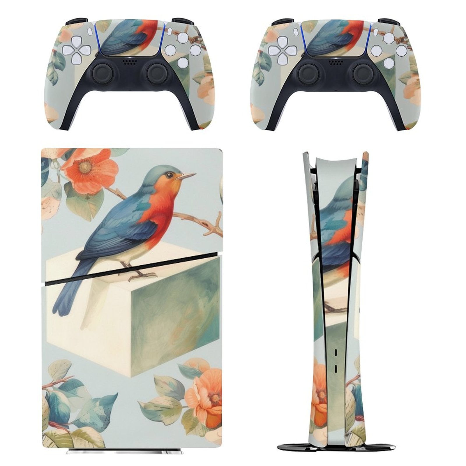 Skin Sticker for PS5 Slim Standard Disc Digital Edition Console and ...