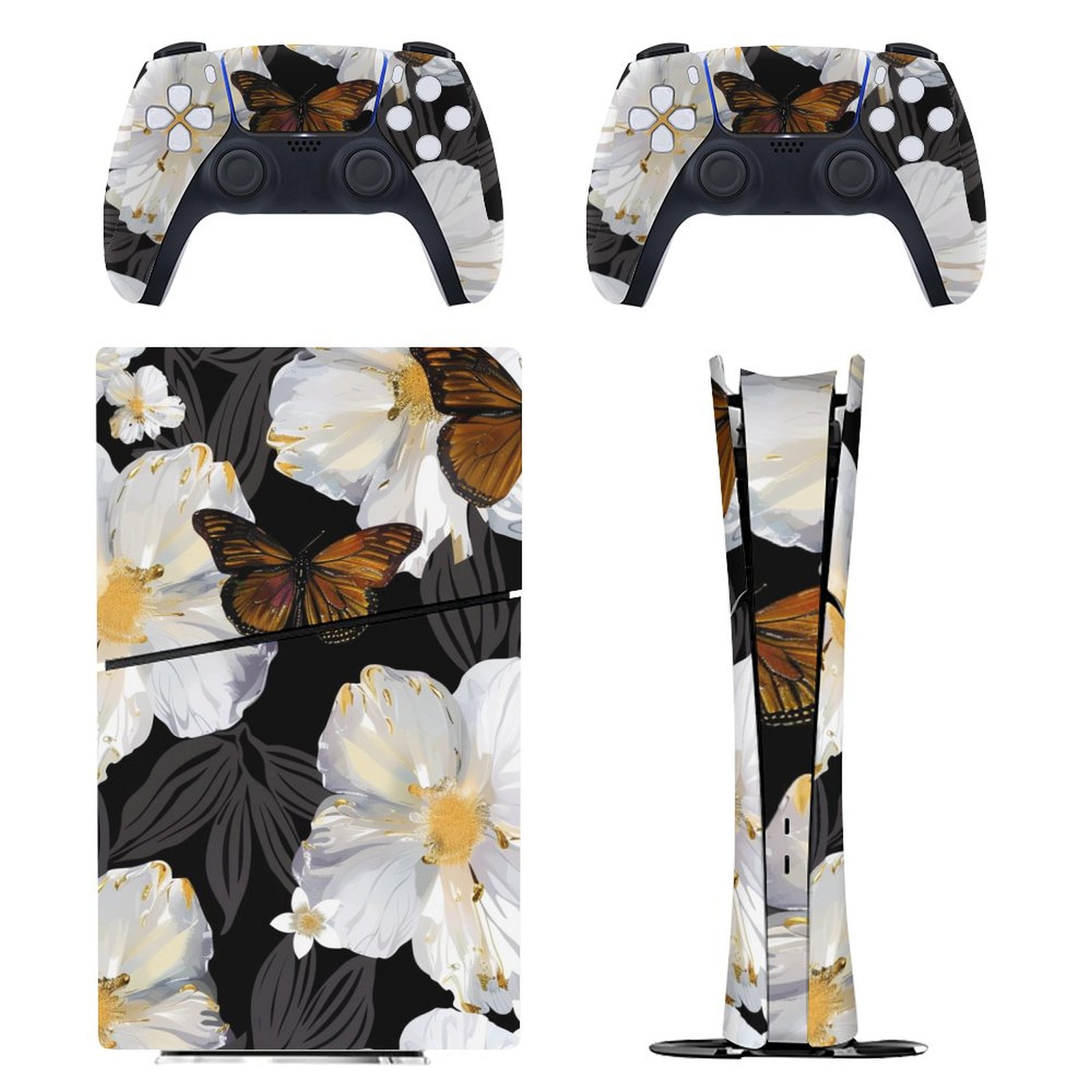 Skin Sticker for PS5 Slim Standard Disc Digital Edition Console and ...