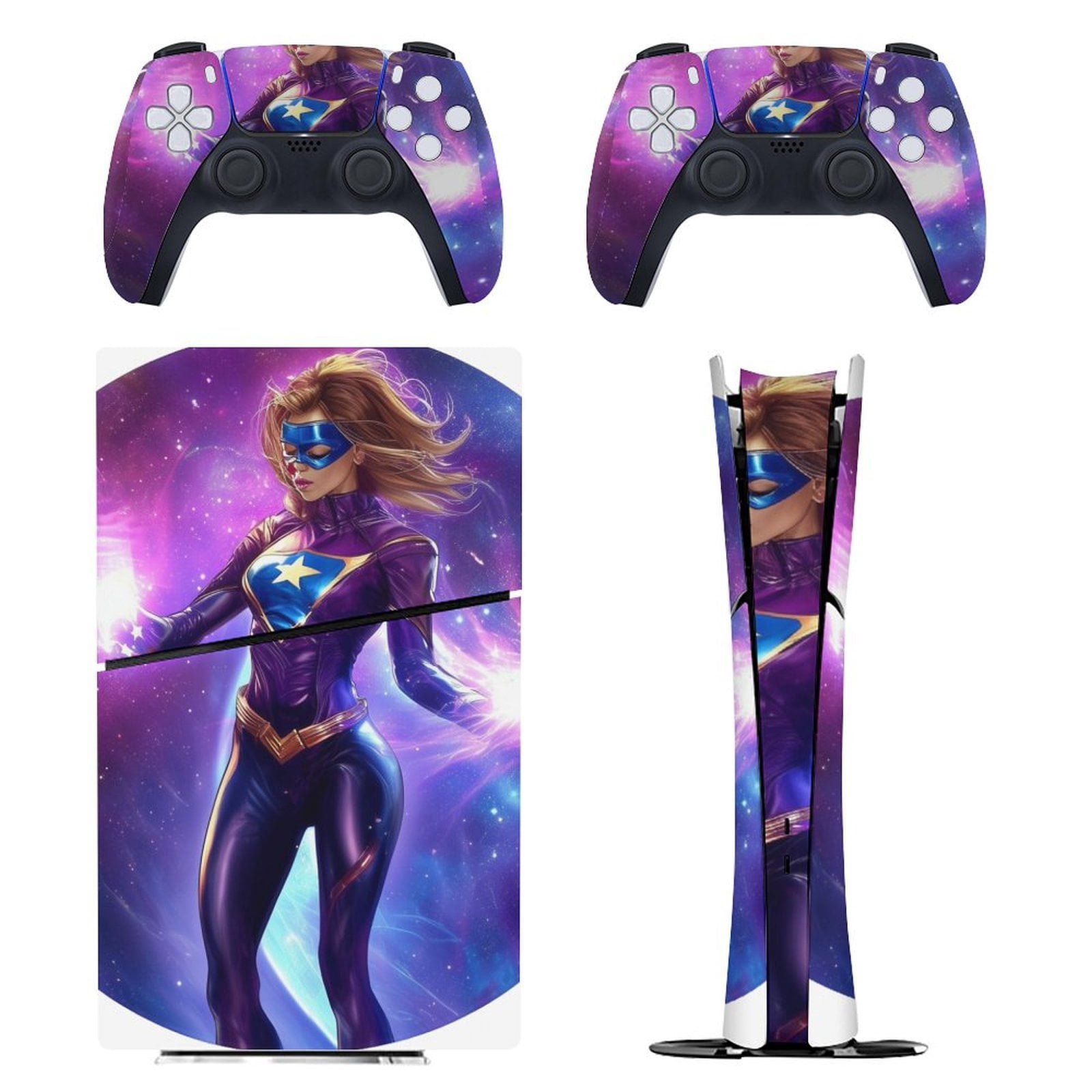 Skin Sticker for PS5 Slim Standard Disc Digital Edition Console and ...