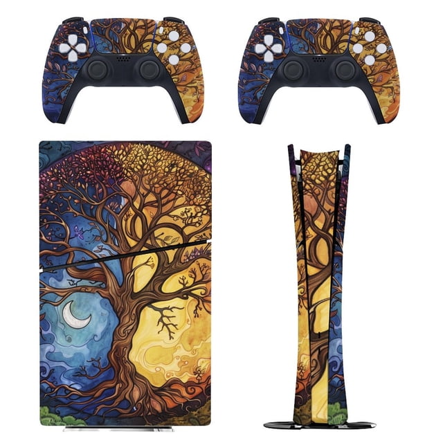 Skin Sticker for PS5 Slim Standard Disc Digital Edition Console and ...