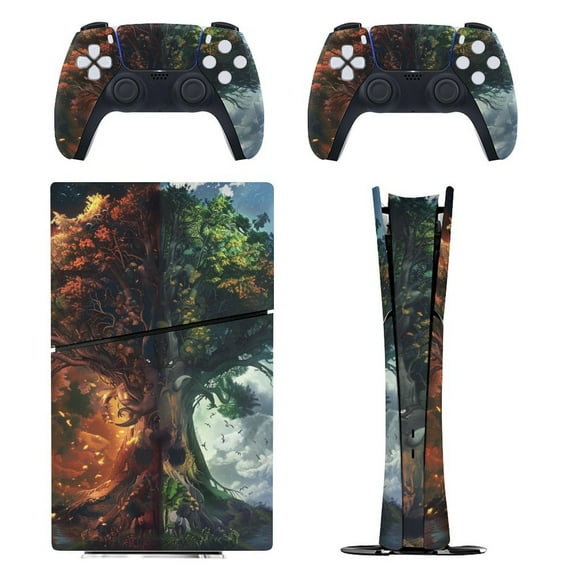 Skin Sticker for PS5 Slim Standard Disc Digital Edition Console and ...
