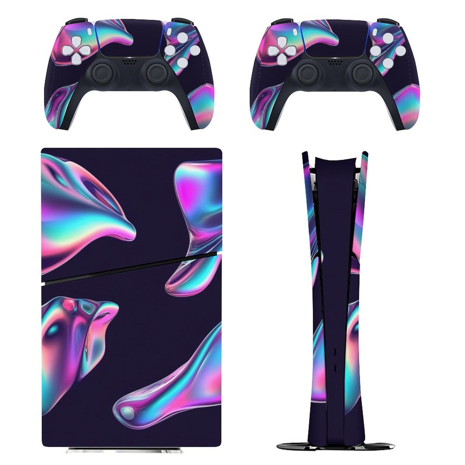 Skin Sticker for PS5 Slim Standard PS5 Pro Disc Digital Edition Console ...