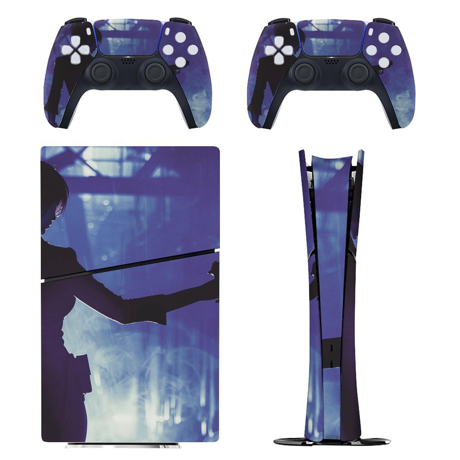 Skin Sticker for PS5 Slim Standard PS5 Pro Disc Digital Edition Console ...