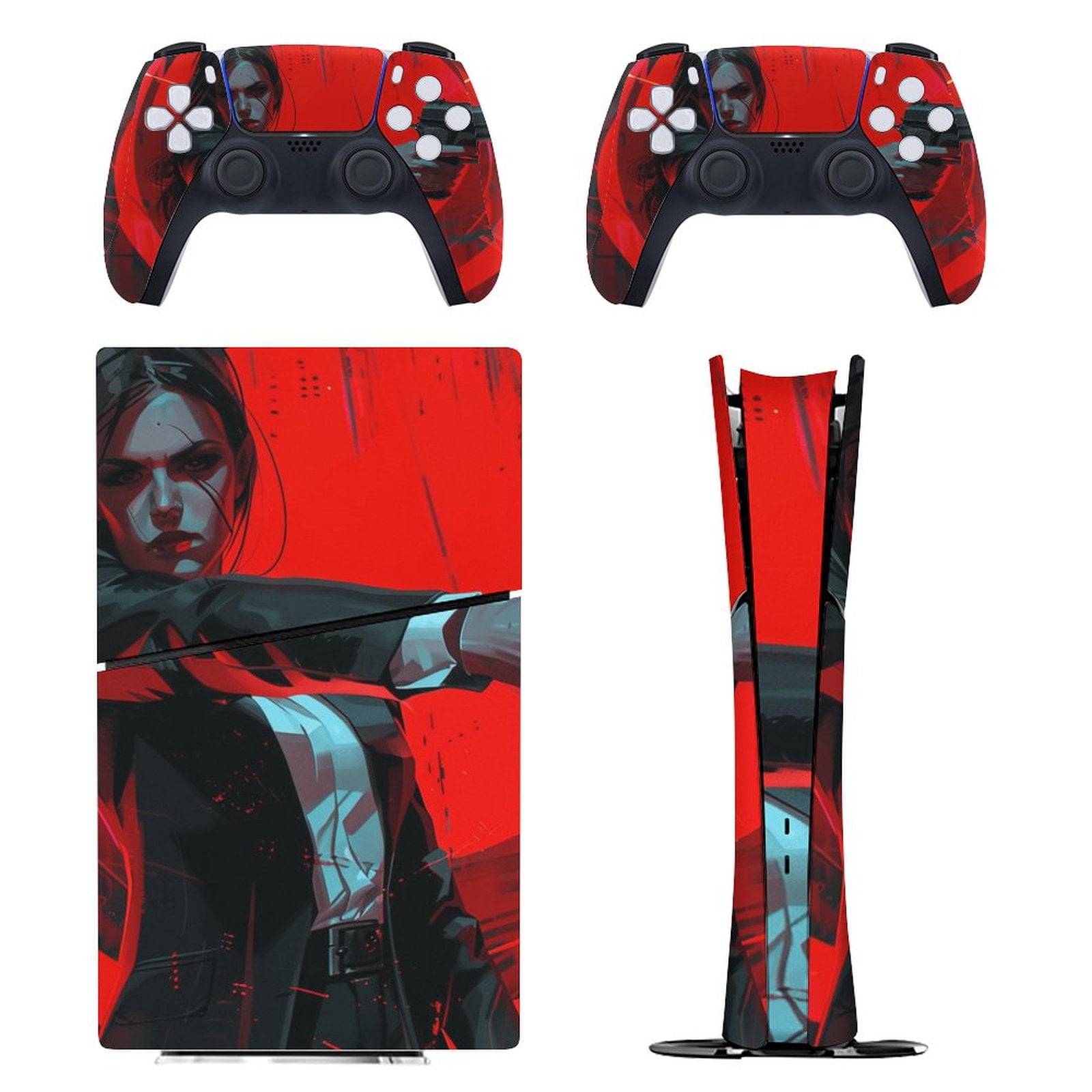 Skin Sticker for PS5 Slim Standard PS5 Pro Disc Digital Edition Console ...