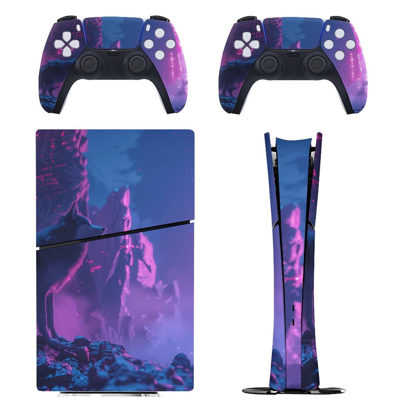 Skin Sticker for PS5 Slim Standard PS5 Pro Disc Digital Edition Console ...