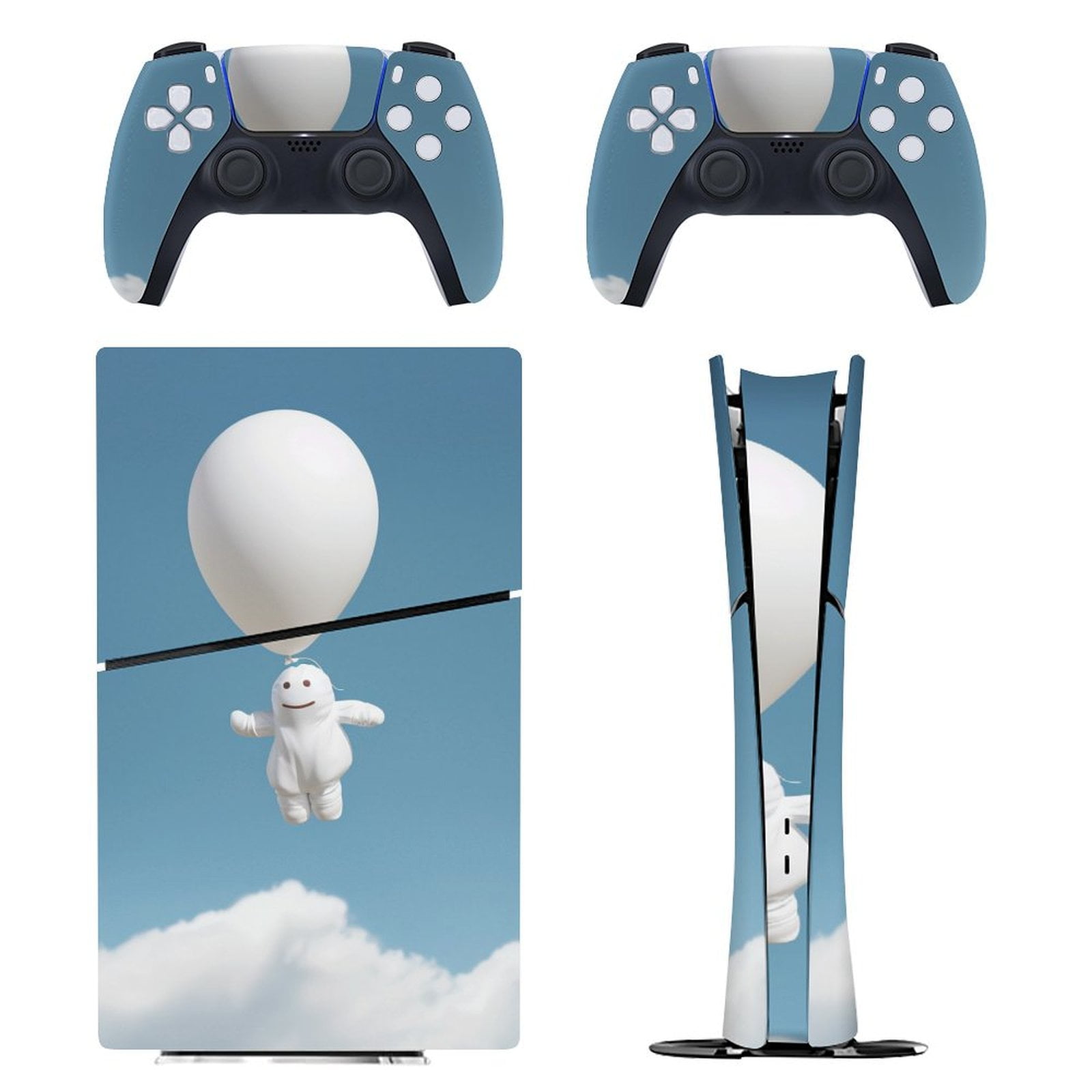 Skin Sticker for PS5 Slim Standard PS5 Pro Disc Digital Edition Console ...