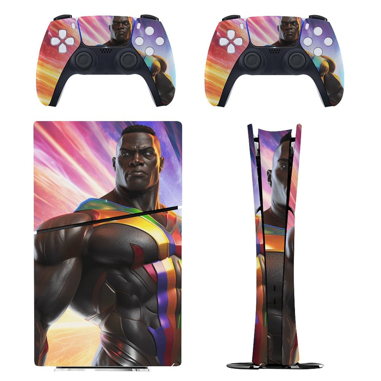 Skin Sticker for PS5 Slim Standard PS5 Pro Disc Digital Edition Console ...