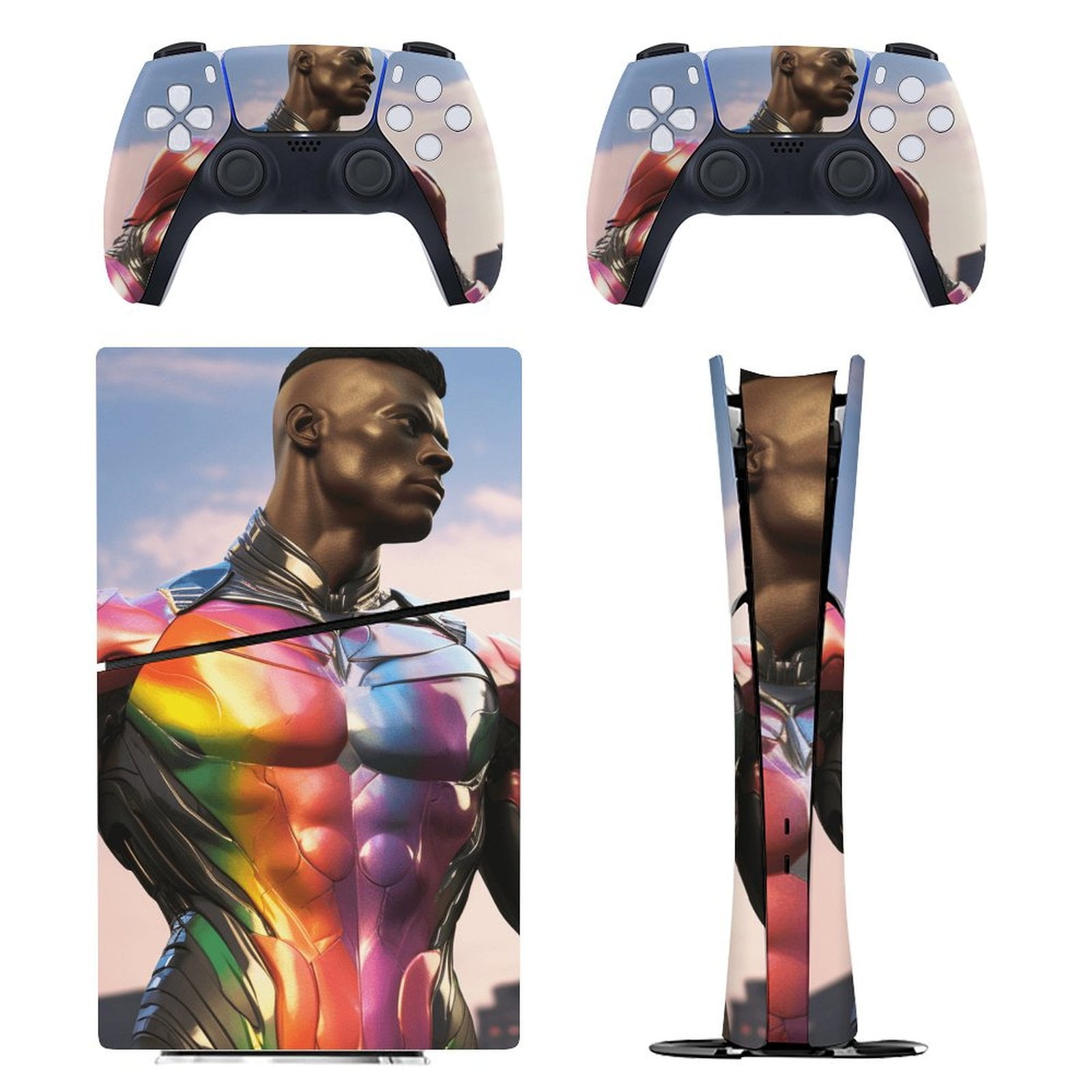 Skin Sticker for PS5 Slim Standard PS5 Pro Disc Digital Edition Console ...