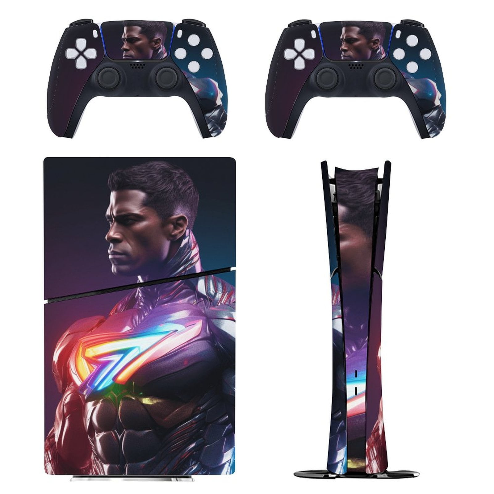 Skin Sticker for PS5 Slim Standard PS5 Pro Disc Digital Edition Console ...