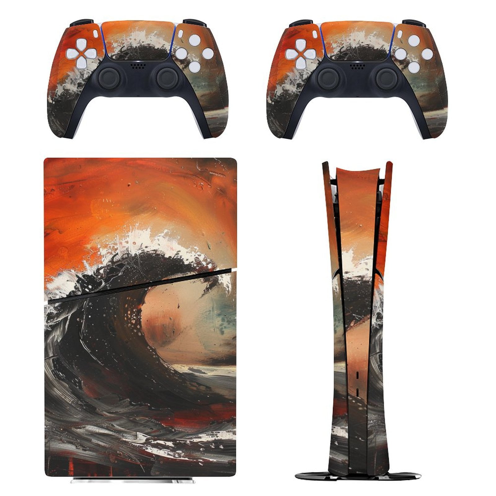 Skin Sticker for PS5 Slim Standard PS5 Pro Disc Digital Edition Console ...