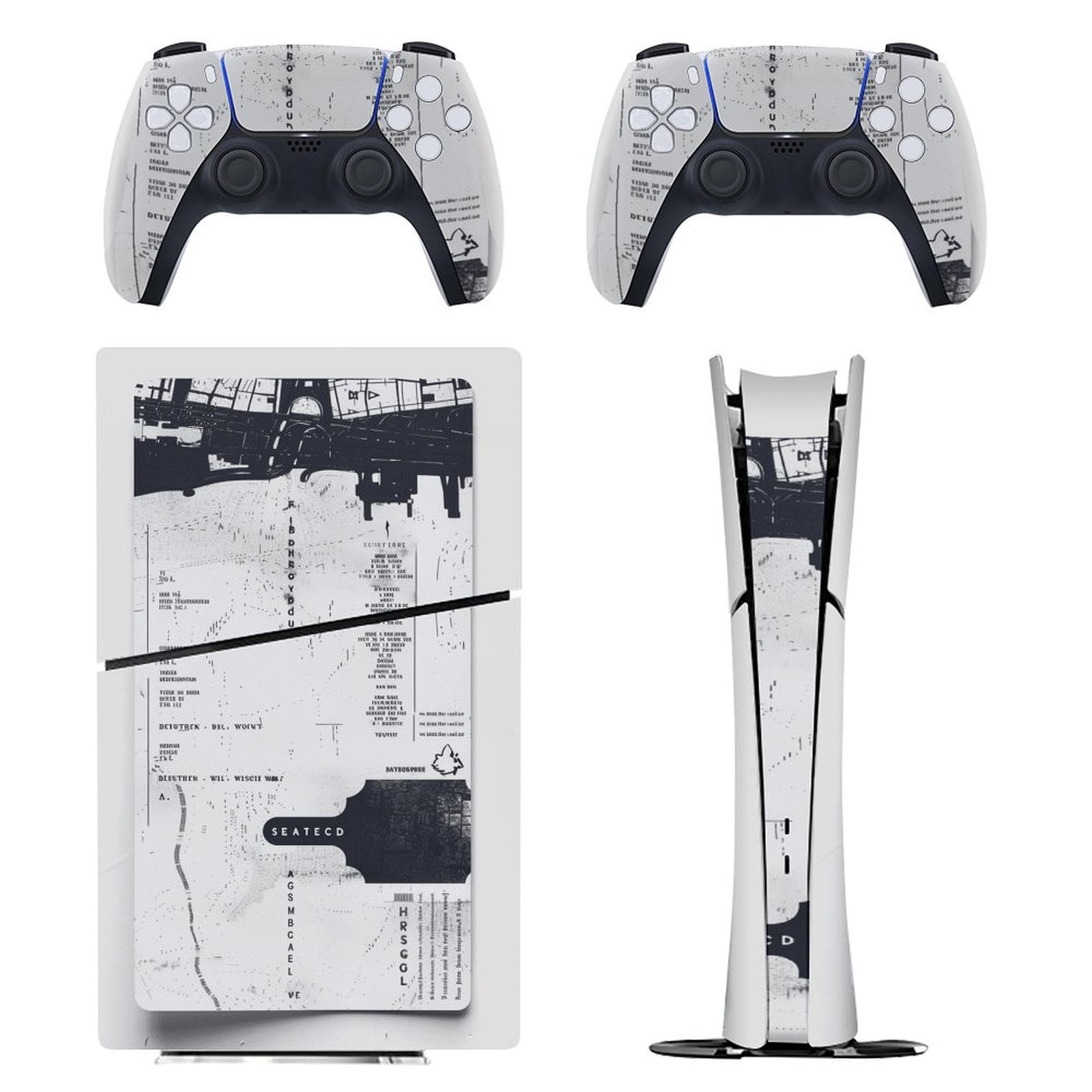 Skin Sticker for PS5 Slim Standard PS5 Pro Disc Digital Edition Console ...