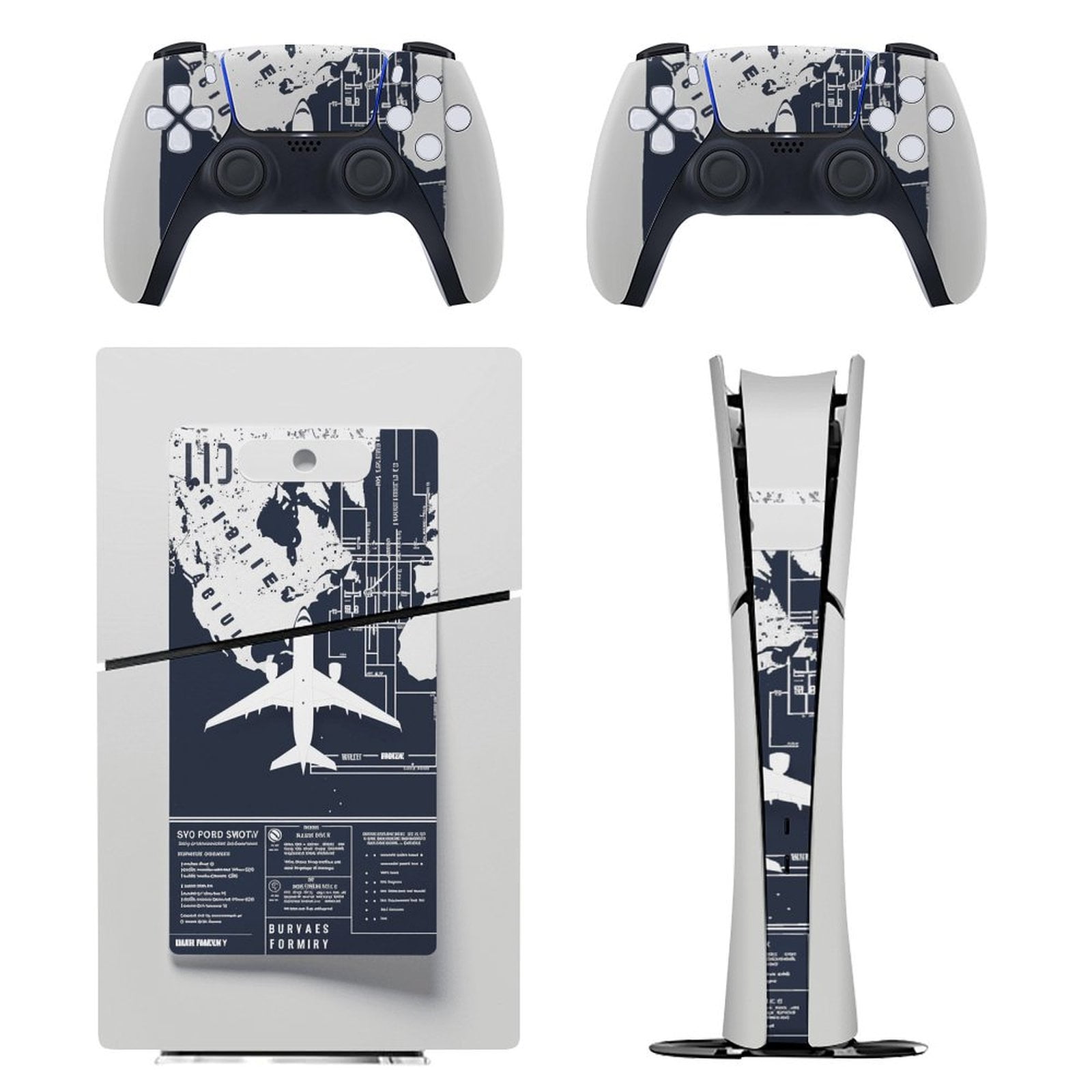 Skin Sticker for PS5 Slim Standard PS5 Pro Disc Digital Edition Console ...