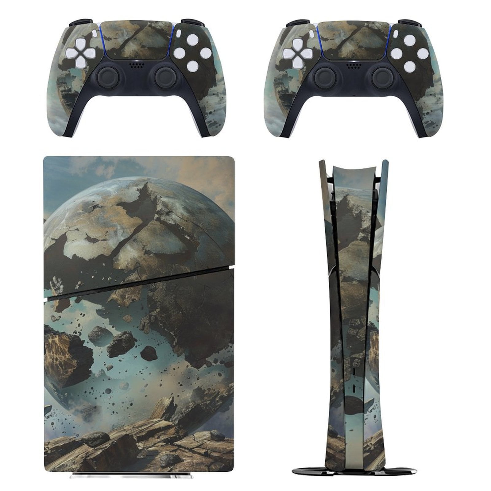 Skin Sticker for PS5 Slim Standard PS5 Pro Disc Digital Edition Console ...