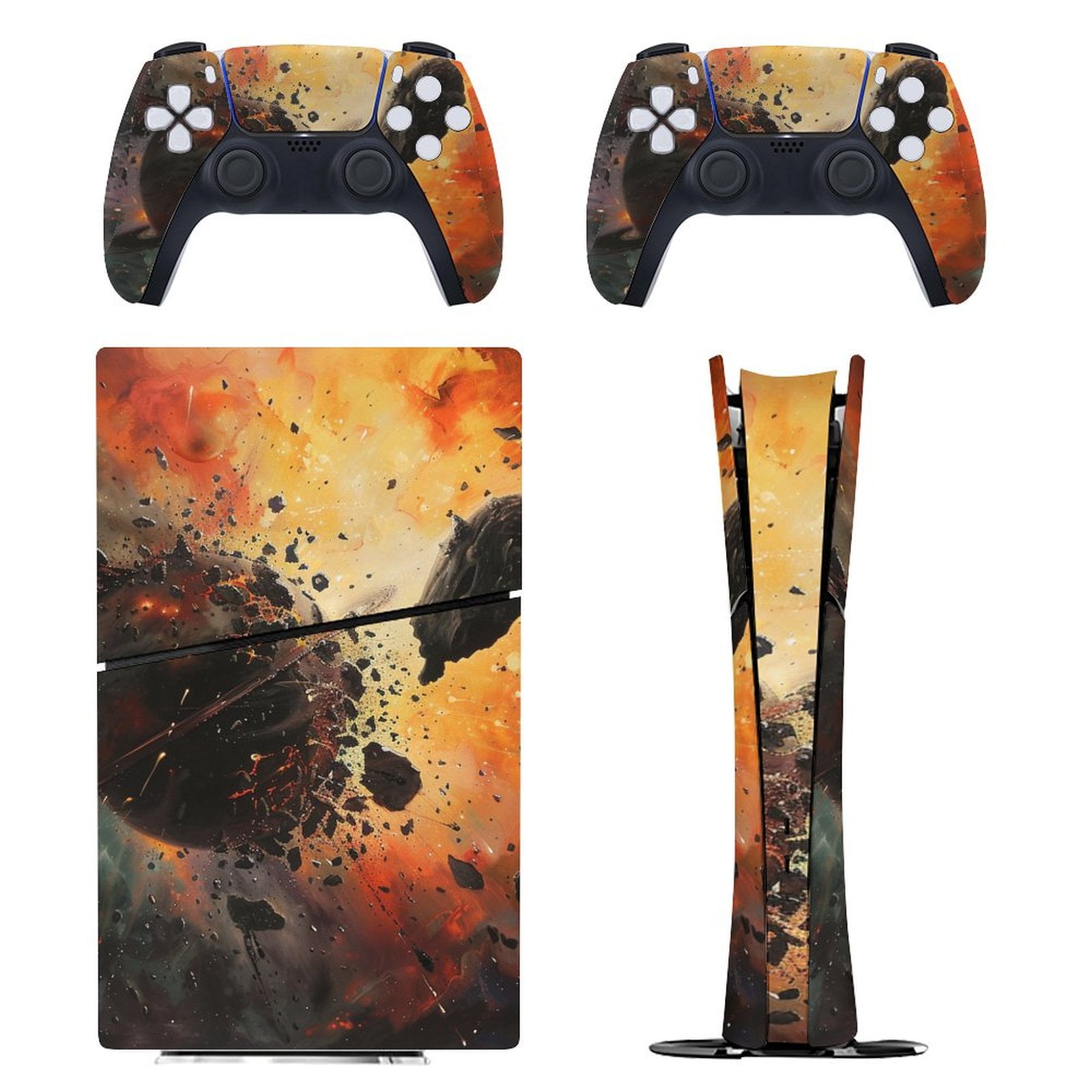Skin Sticker for PS5 Slim Standard PS5 Pro Disc Digital Edition Console ...
